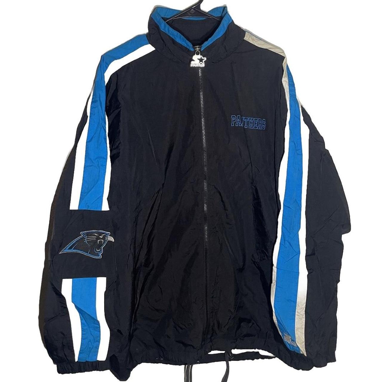 Vintage Carolina Panthers Starter Windbreaker jacket... - Depop