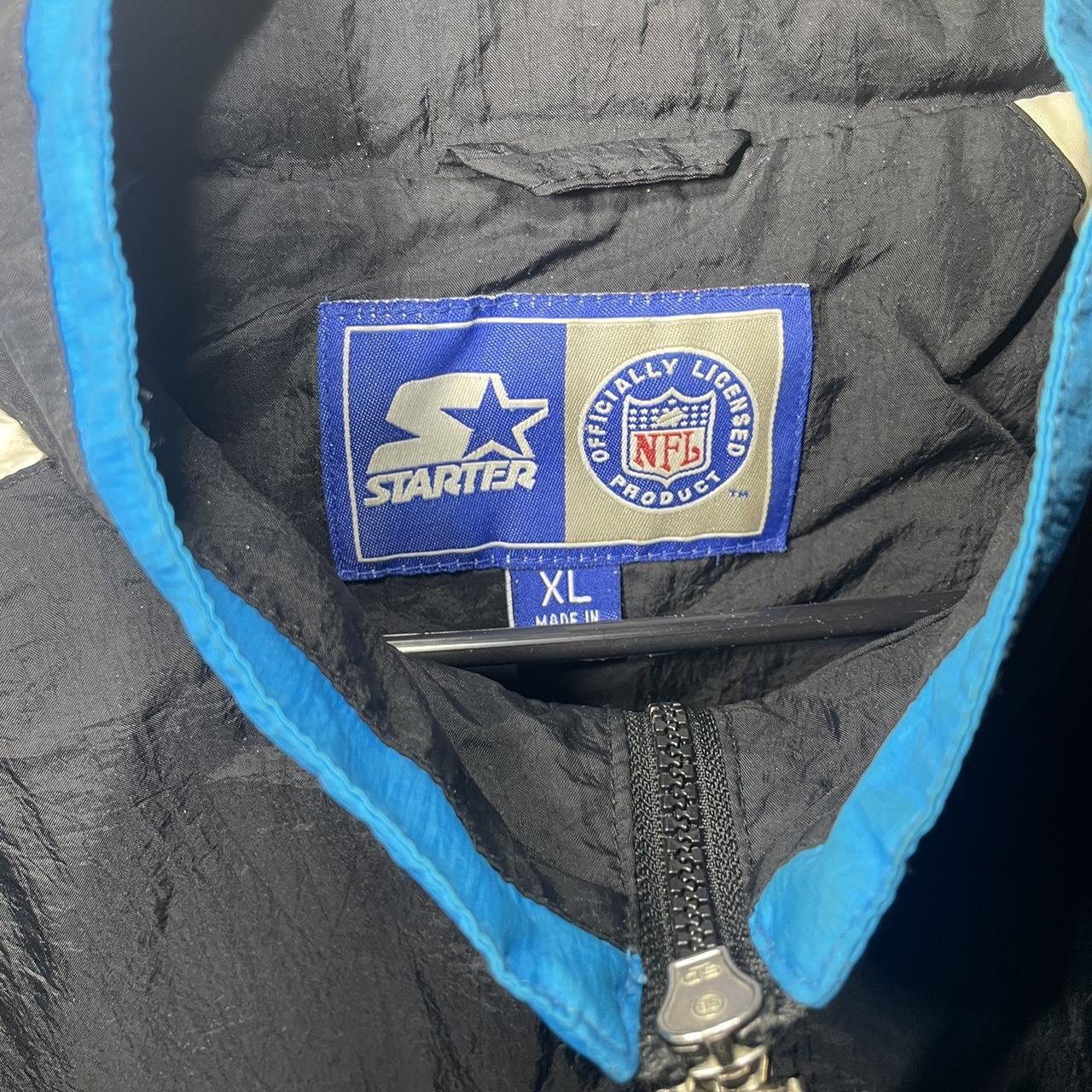 Vintage Carolina Panthers Starter Windbreaker jacket... - Depop