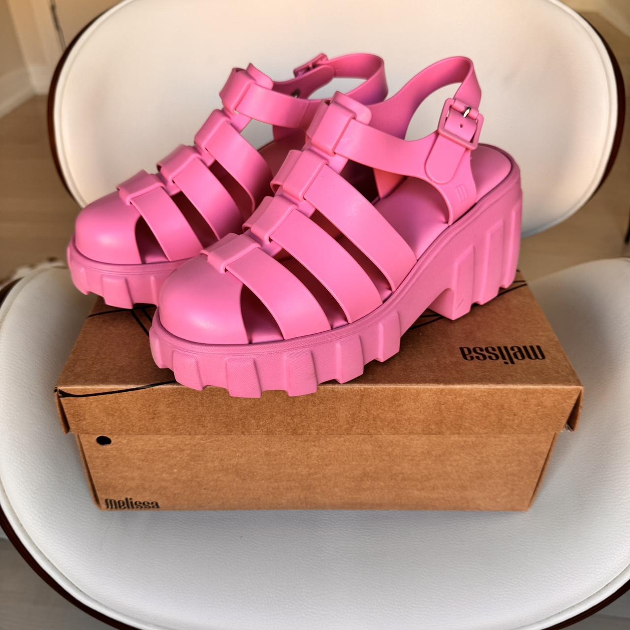 Melissa platforms. Gel/rubber material. Size 9 brand... - Depop