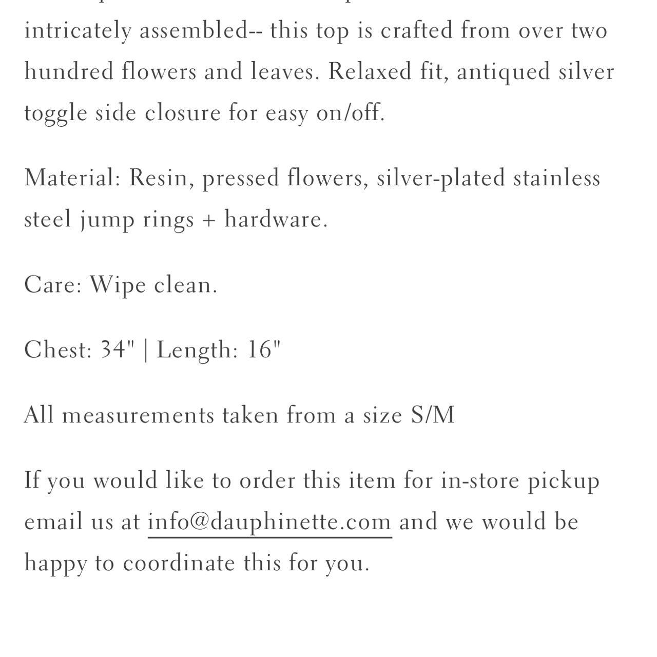 Dauphinette multi flora chainmaie top size s/m.... | Depop