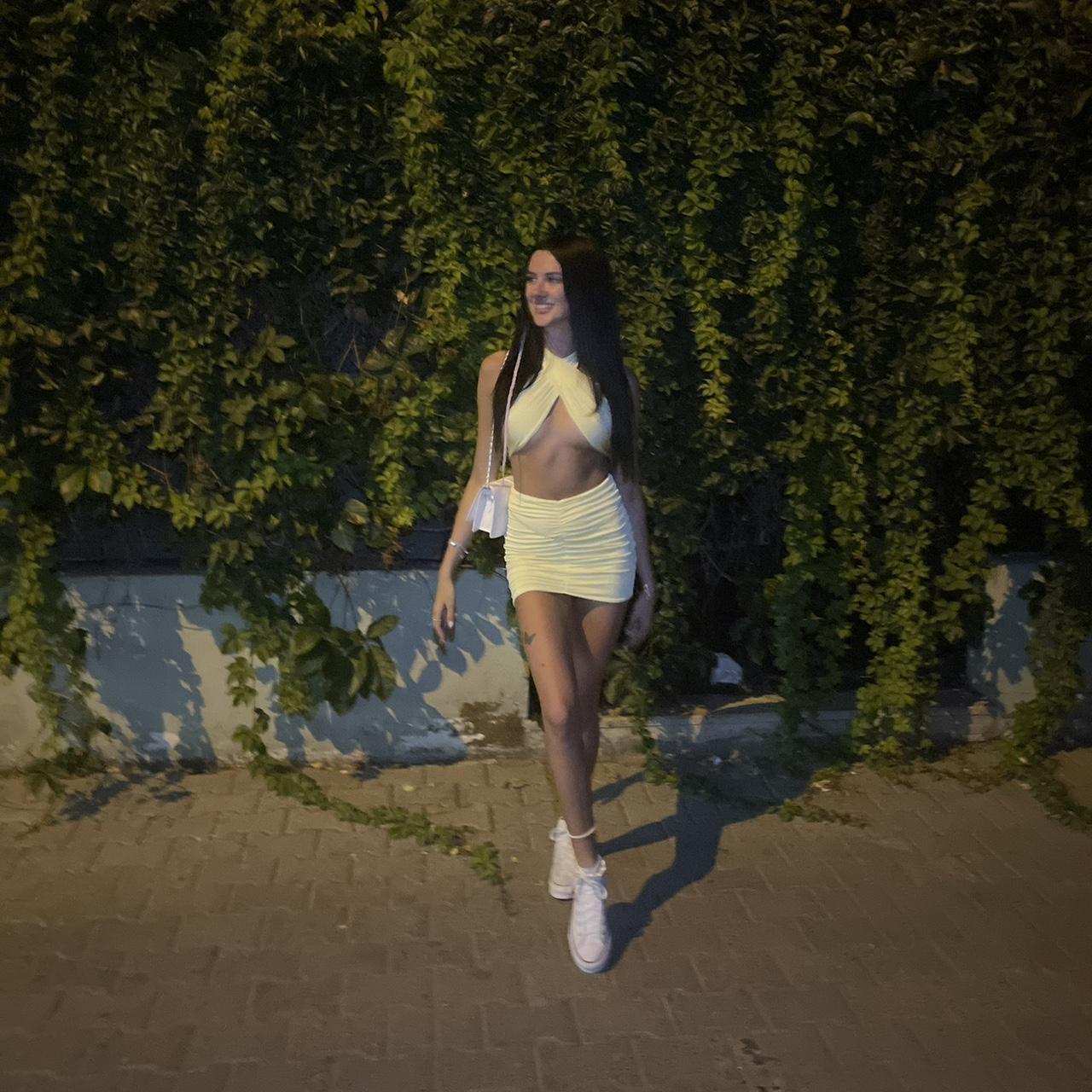 seraphina collection lemon co ord, skirt and top the... - Depop