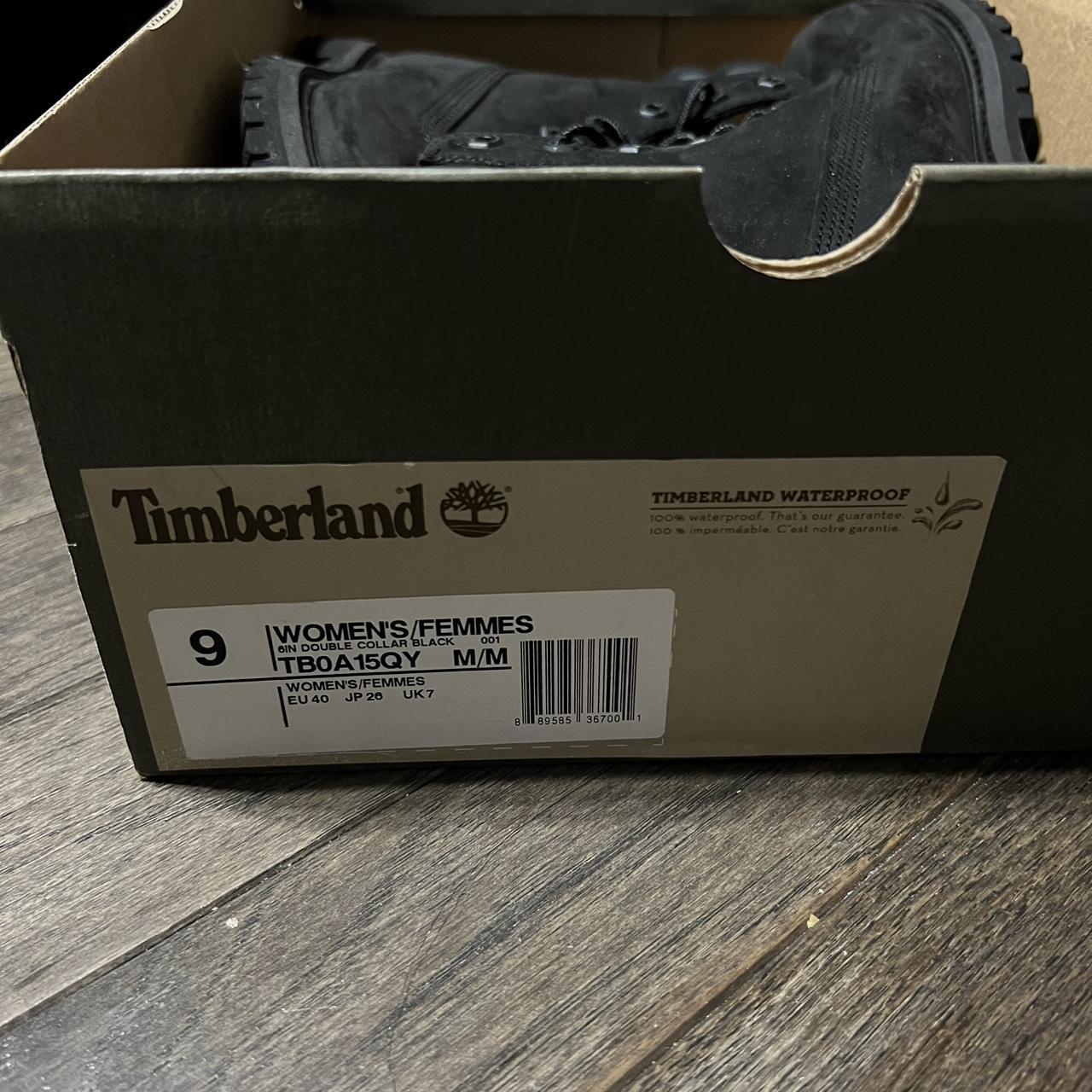 black timberland boots women’s size 9 #timbs... - Depop