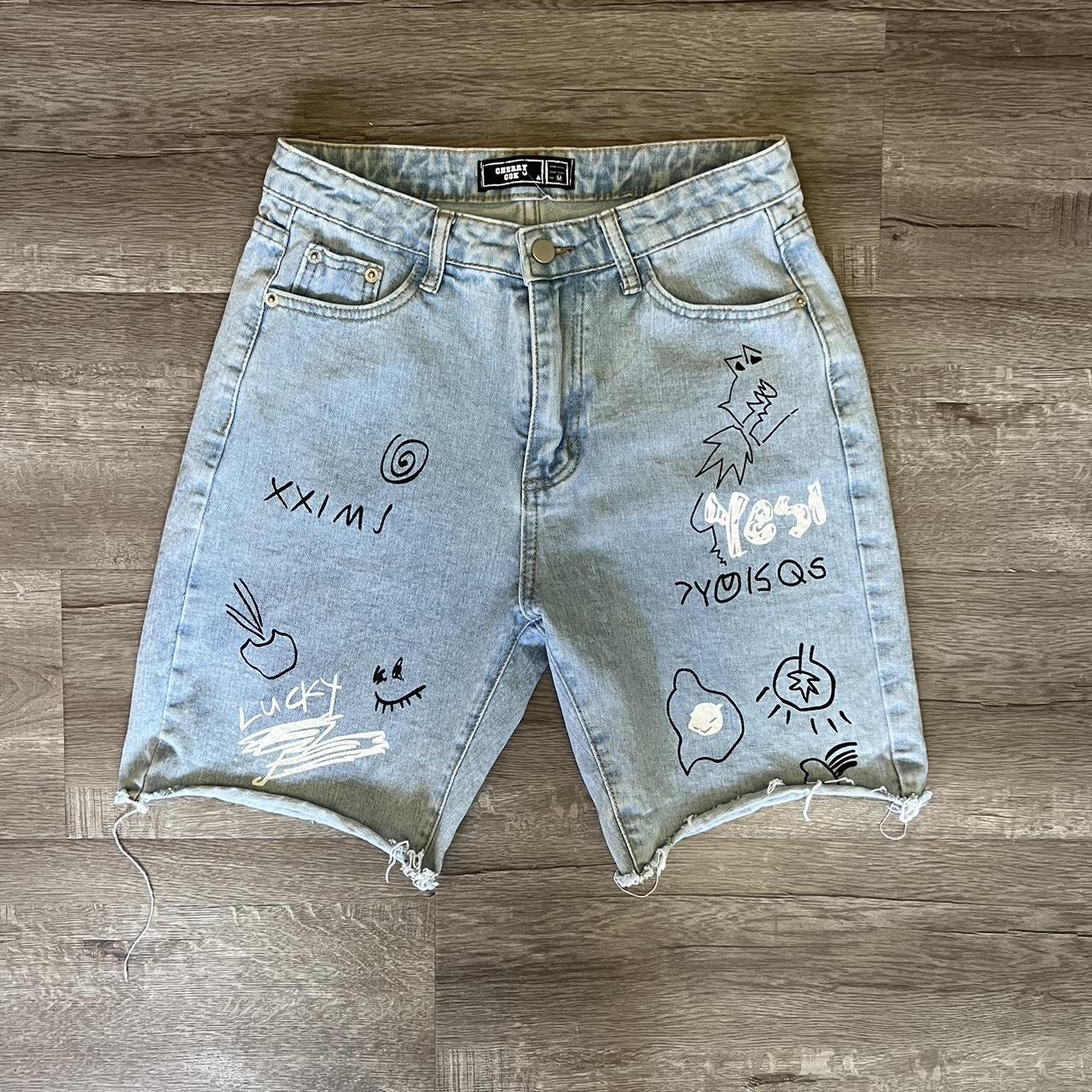 Korean designer jorts Cherry cok skater Brand new... | Depop
