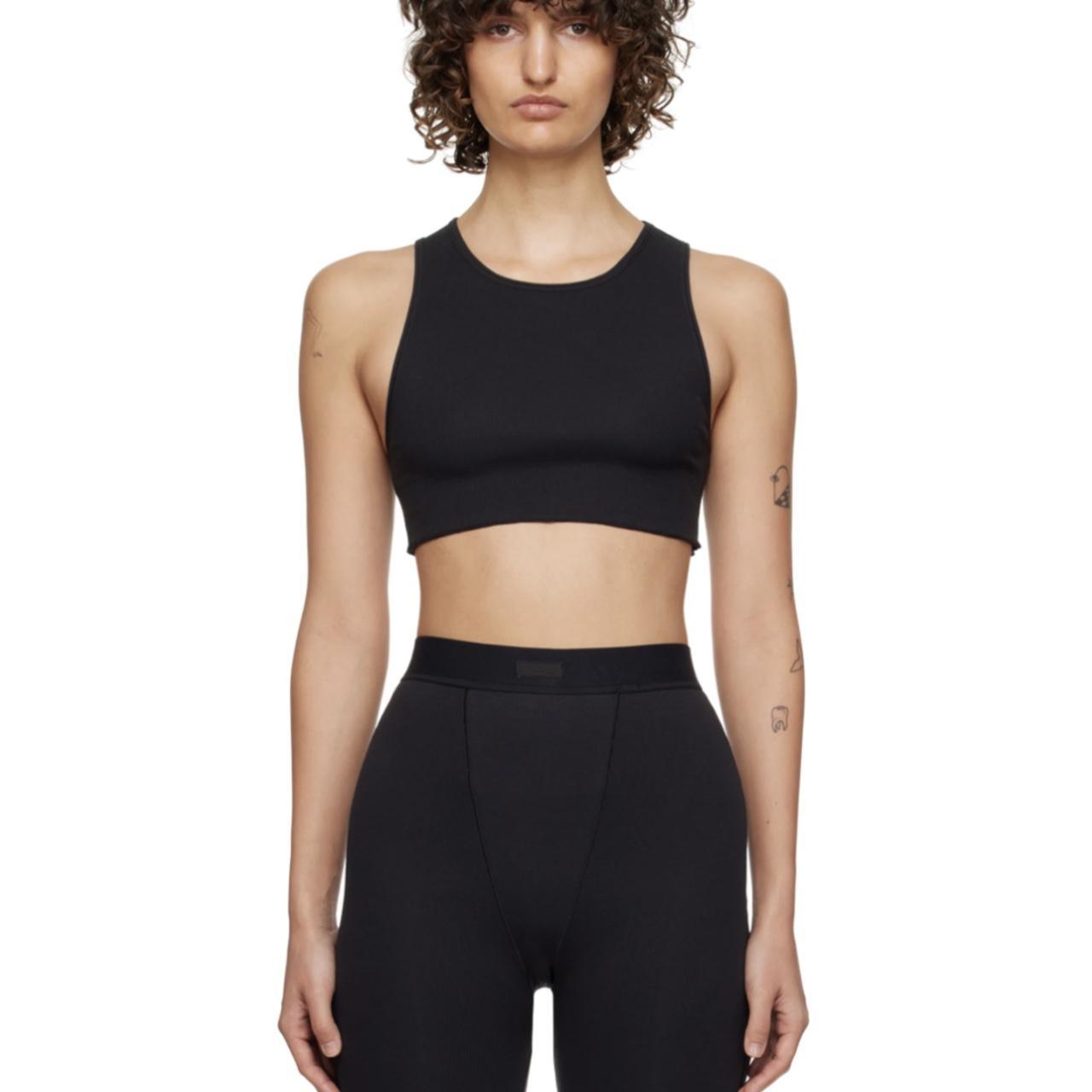 SKIMS Super Crop Rib Cotton Tank Set Both size... - Depop