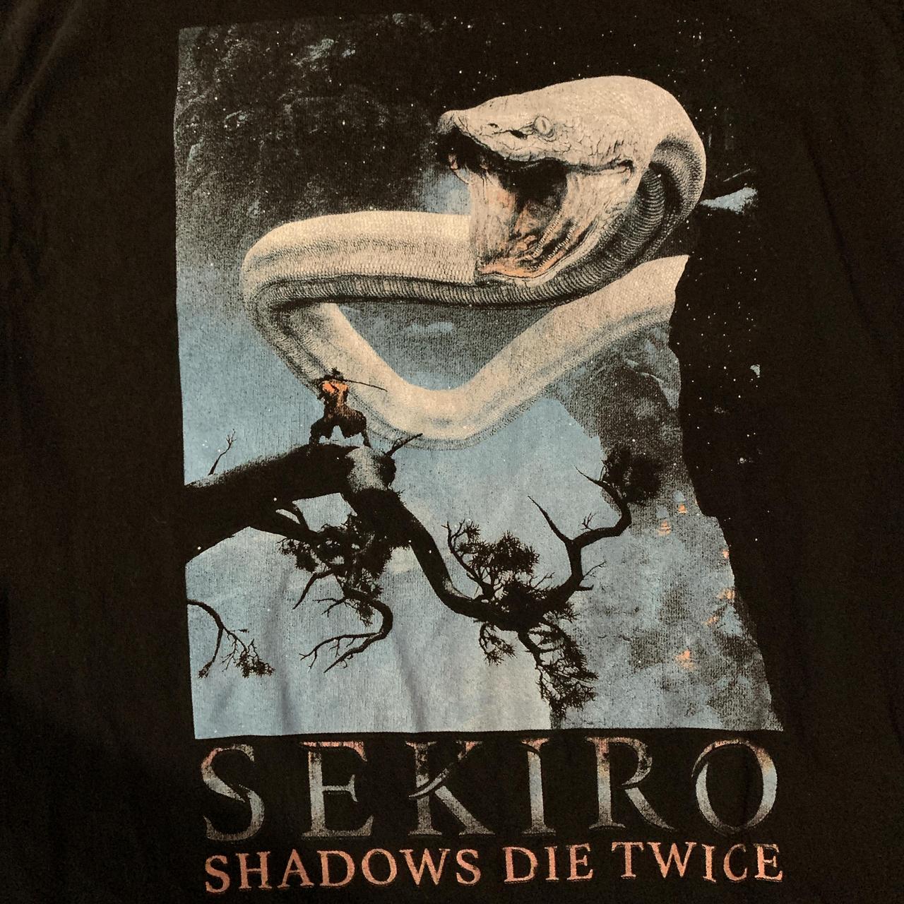 Sekiro shadows die twice t shirt in a size Medium - Depop