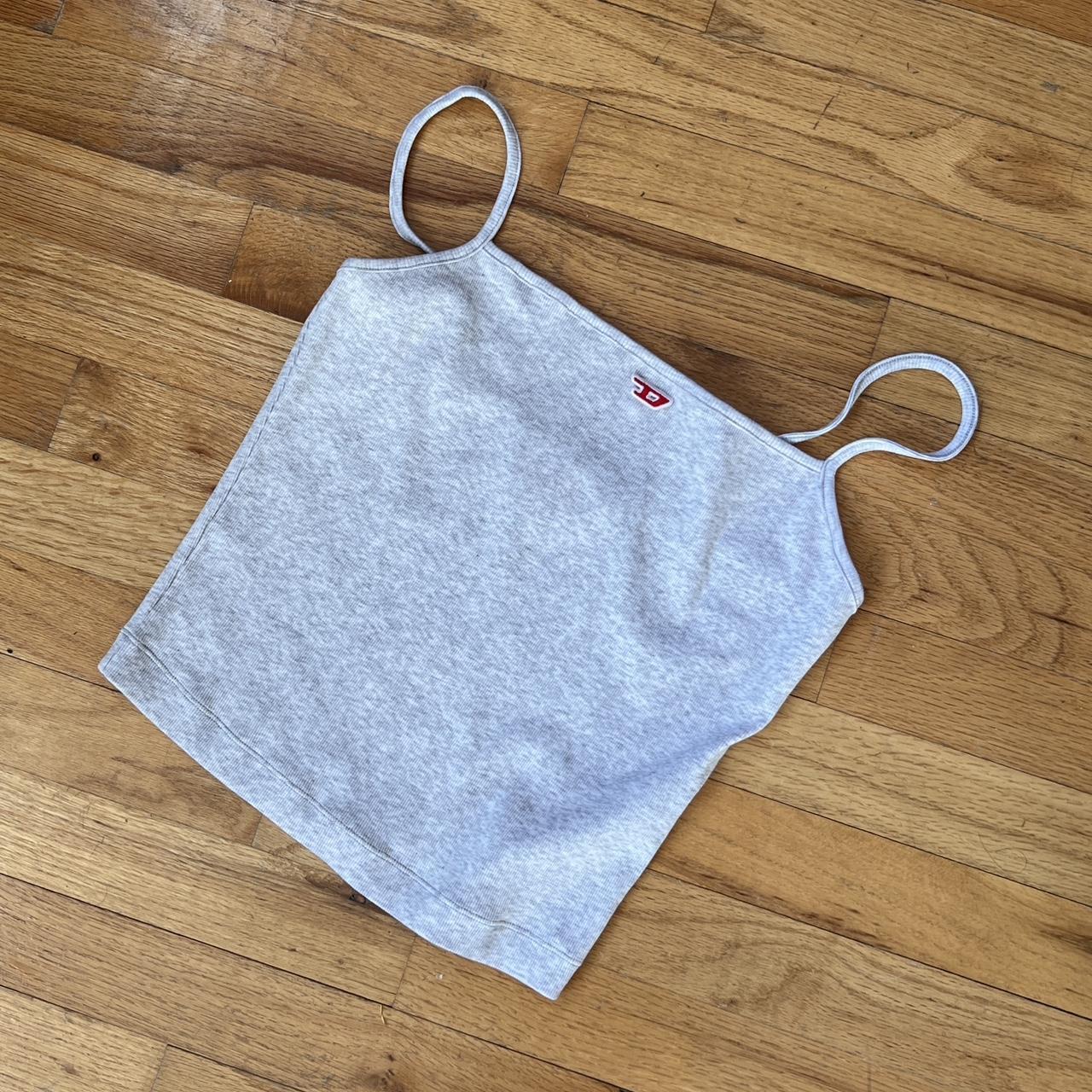 Diesel Women's Grey Vest | Depop