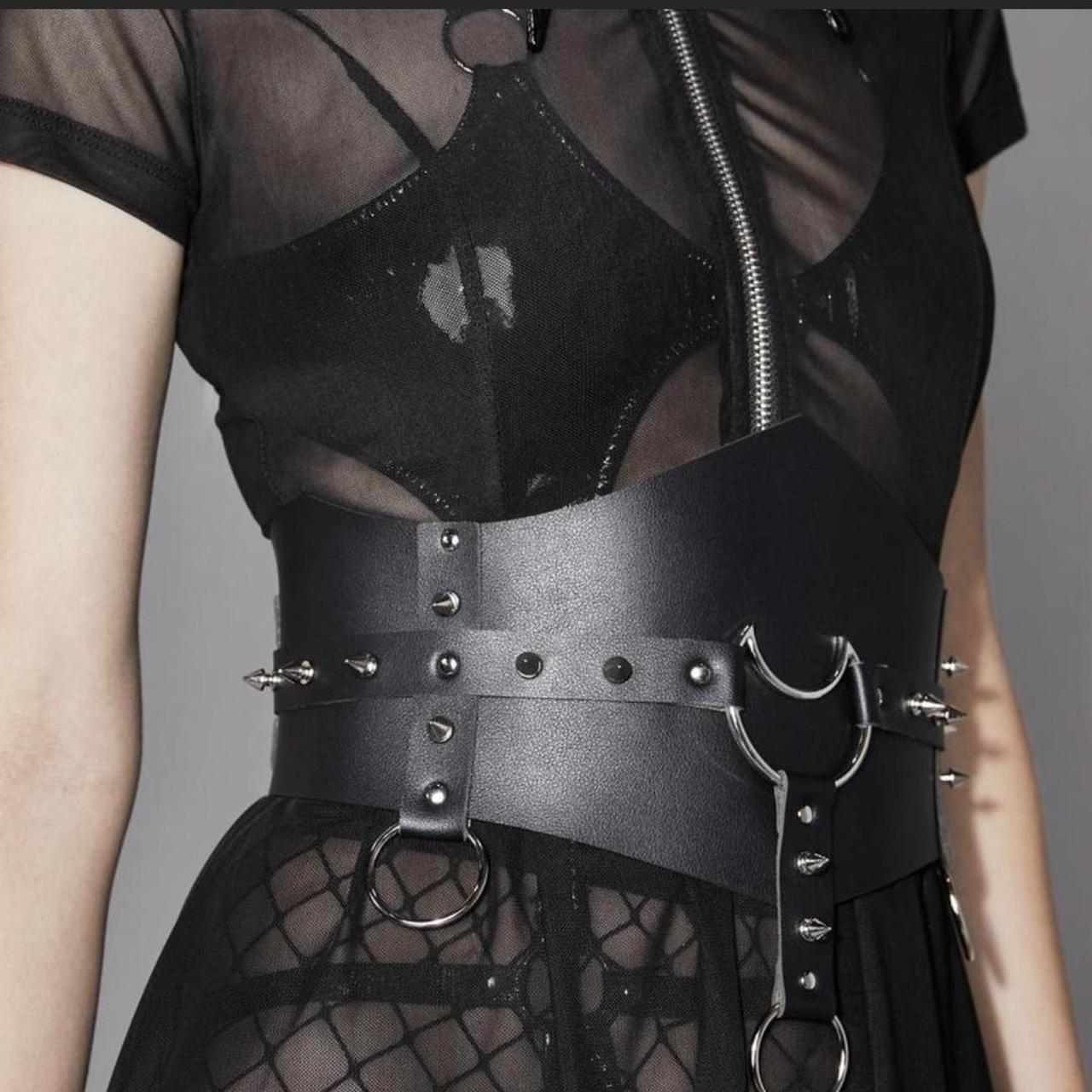 #dollskill #goth #corset #belt 31 inches from... - Depop