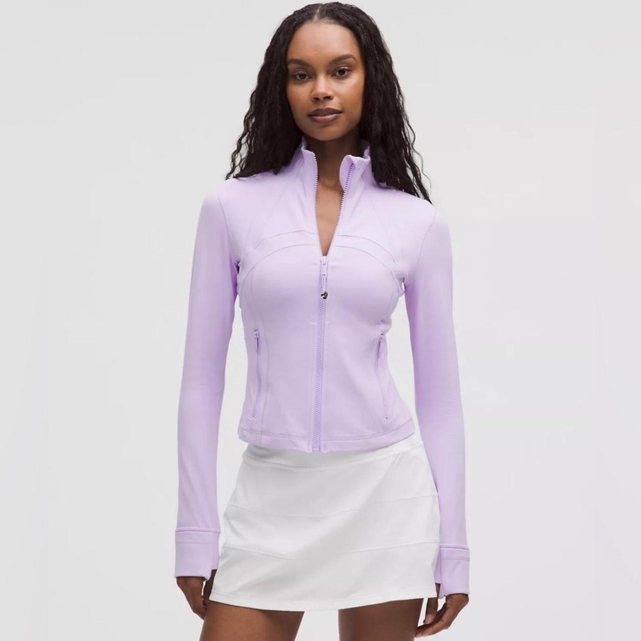 Lululemon Lavender Frost Define Cropped Jacket Nulu... | Depop