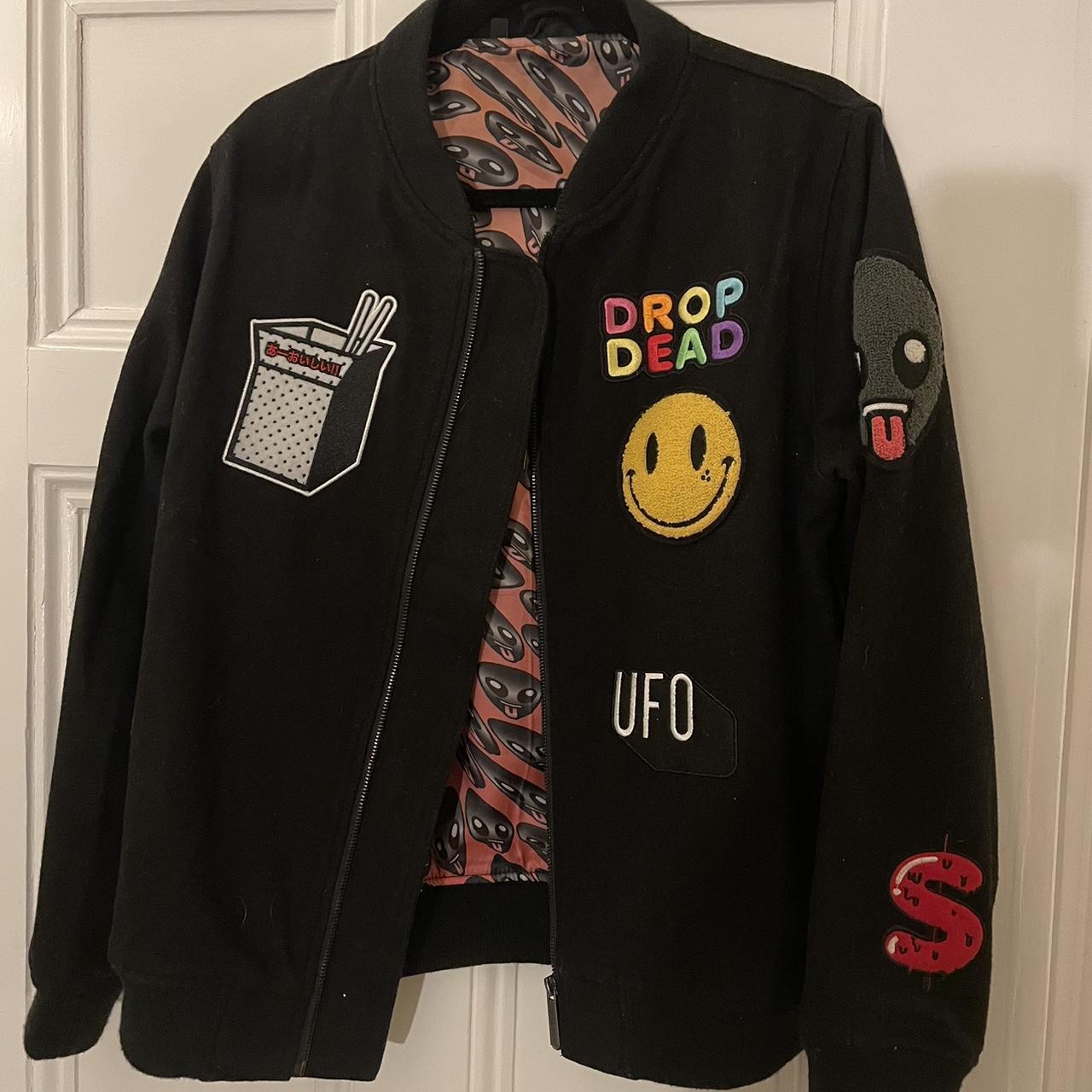 Drop Dead Clothing patch jacket 2010’s Limited... - Depop