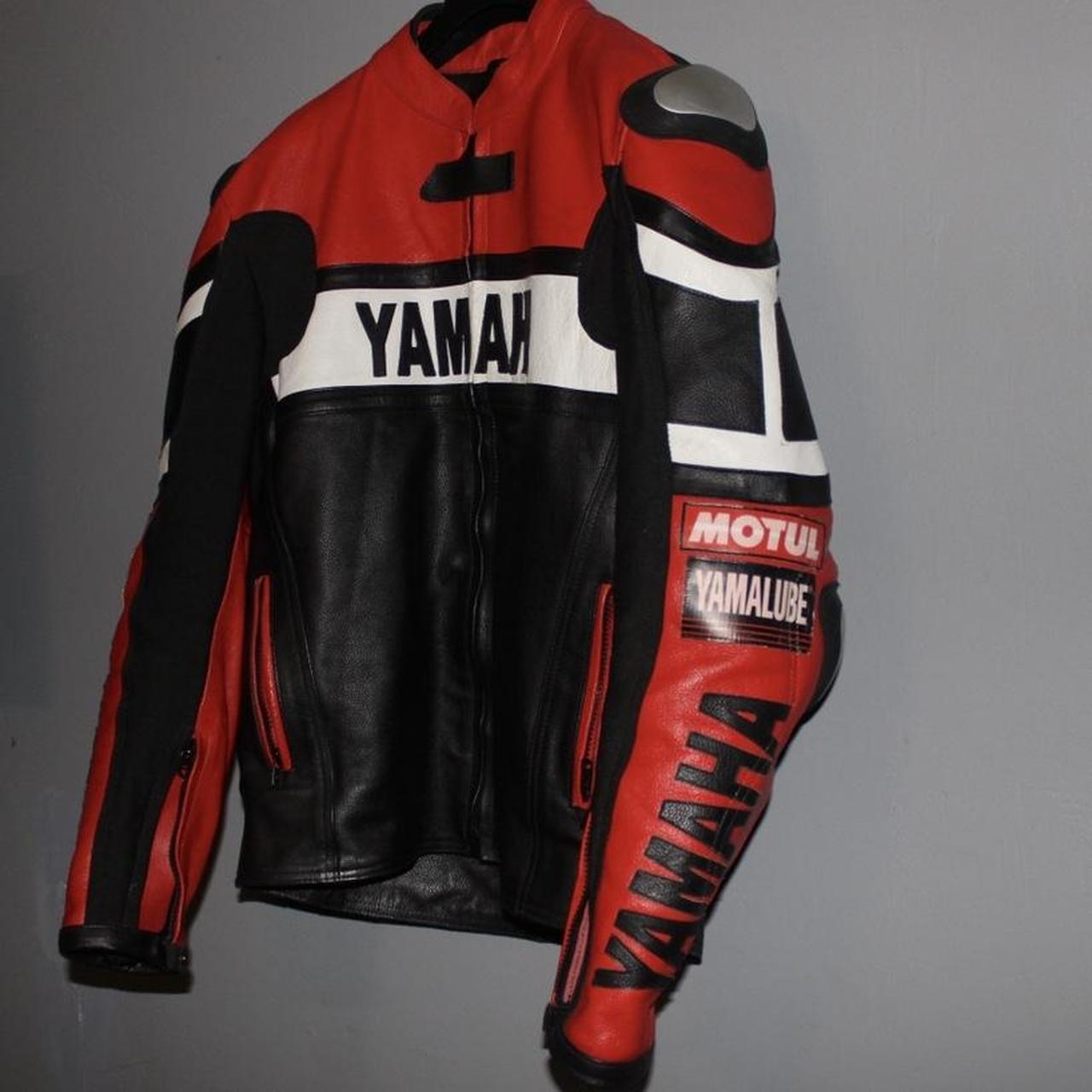 Men’s motorcycle jacket. Has minor scratches on the... - Depop