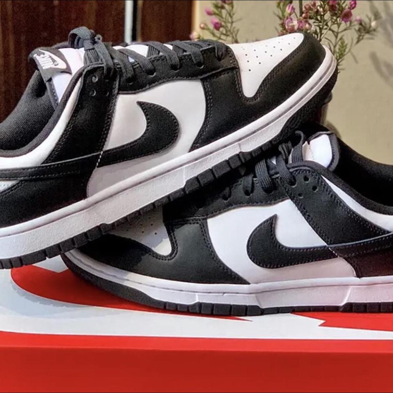 Authentic unworn Nike Panda dunks Low - Brand New - Depop