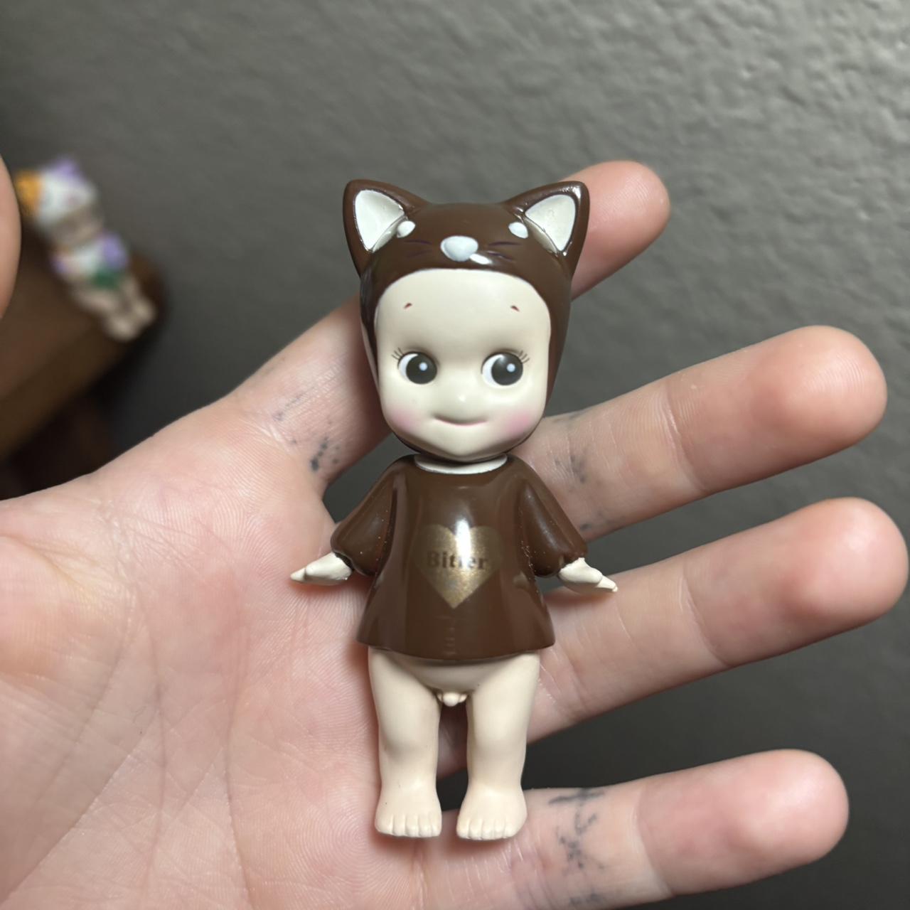 Sonny Angel Valentine 2007 chocolate bitter cat,... - Depop