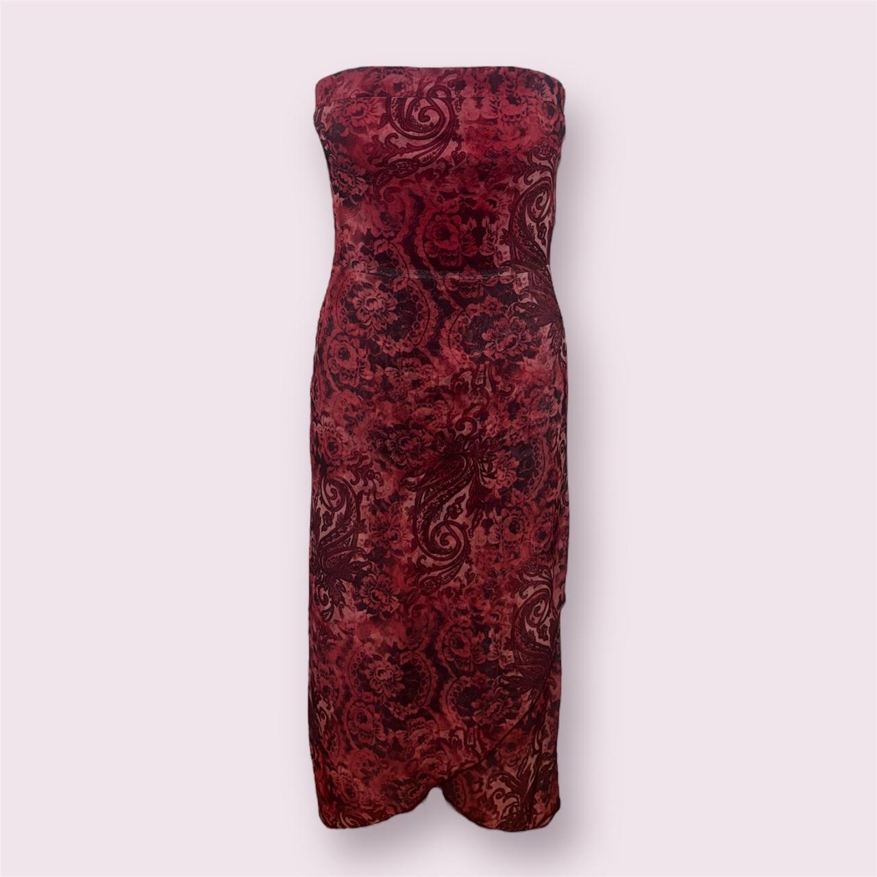 ruby rox printed maxi dress •size small •red printed... - Depop