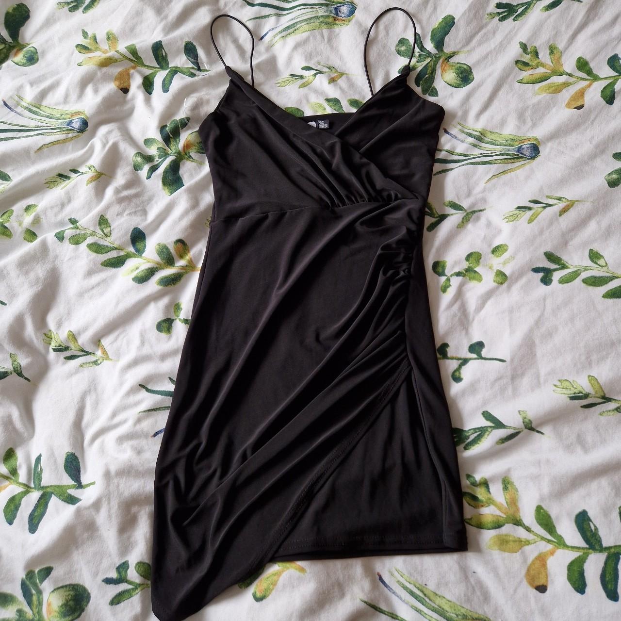 Flattering little black dress. Boohoo black... - Depop