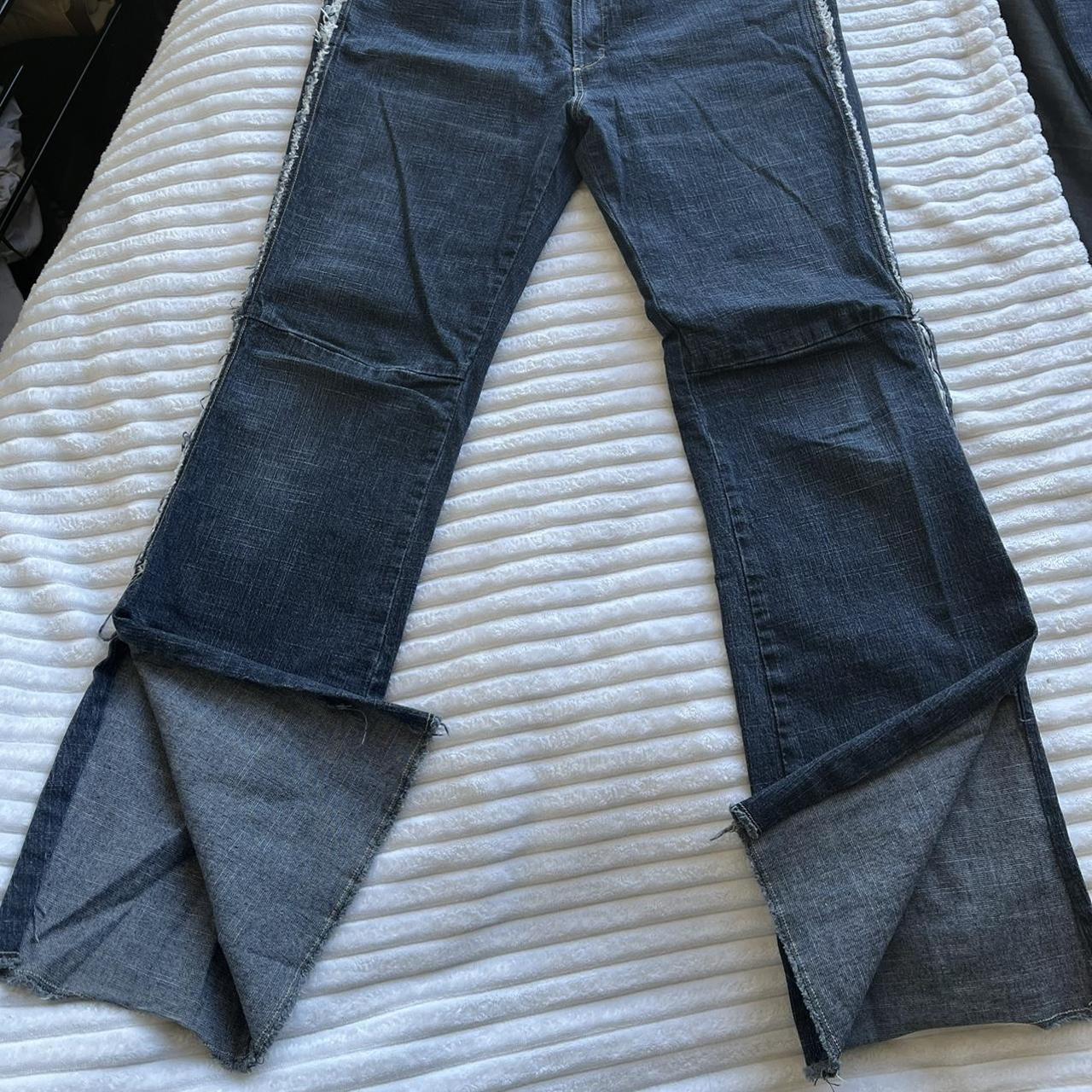 Diesel Red Tag Women's Blue and Navy Jeans | Depop