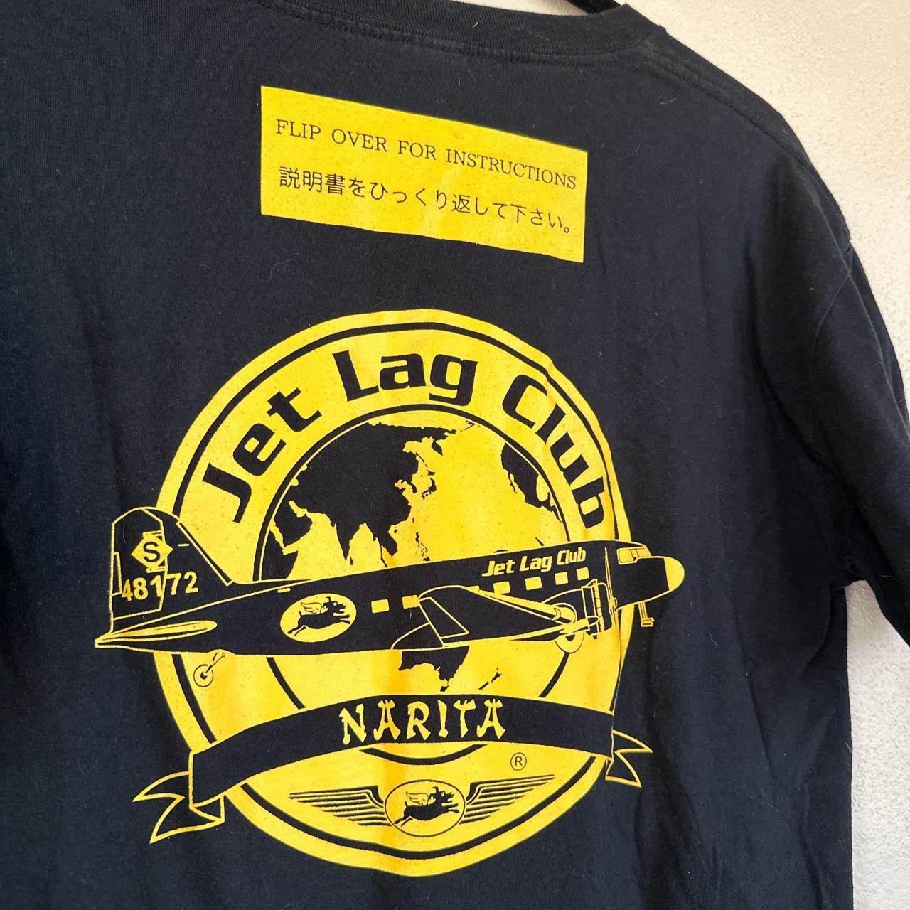 Jet Lag Club tee Large Great condition - Depop