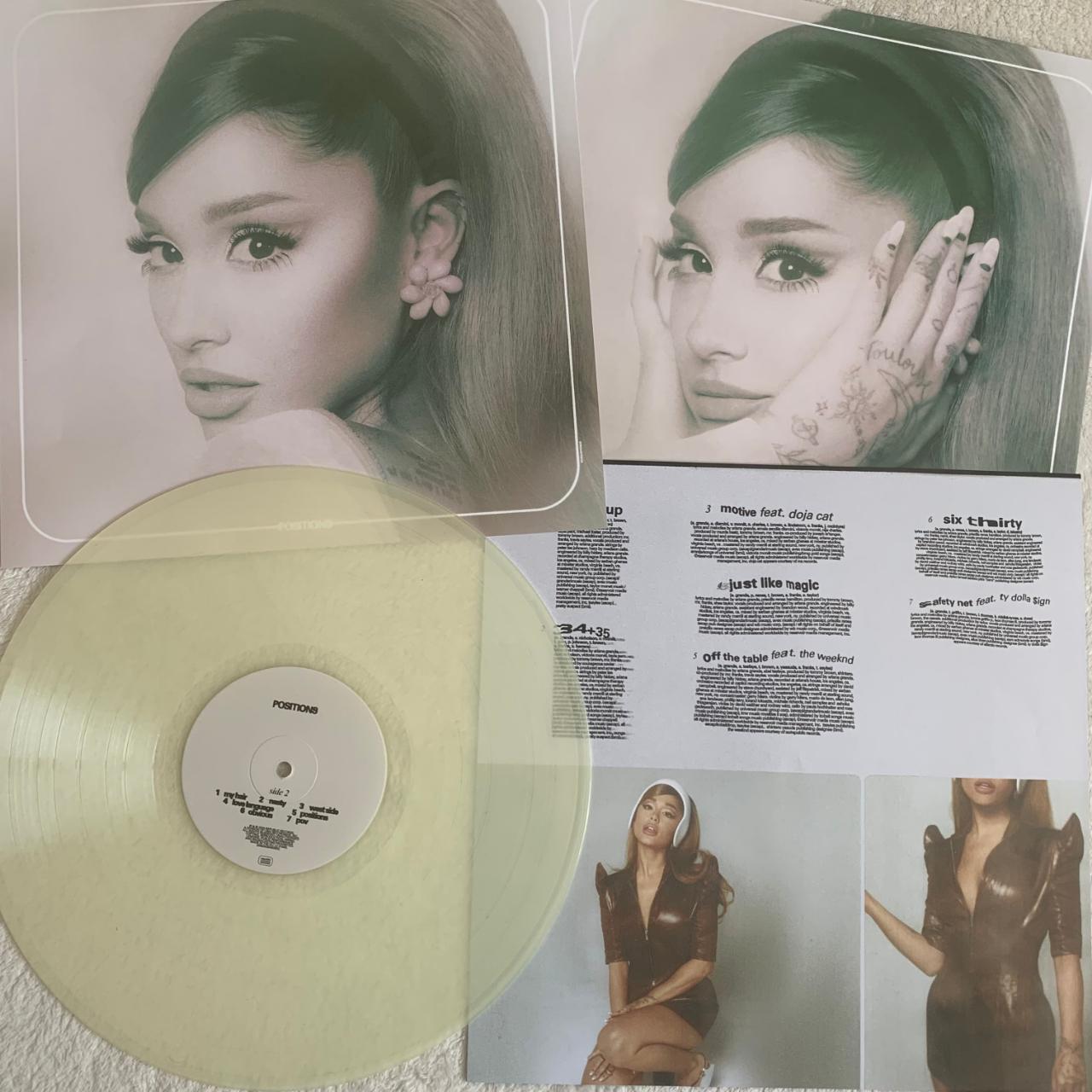 Ariana Grande Positions Glow in the Dark Vinyl Like... - Depop