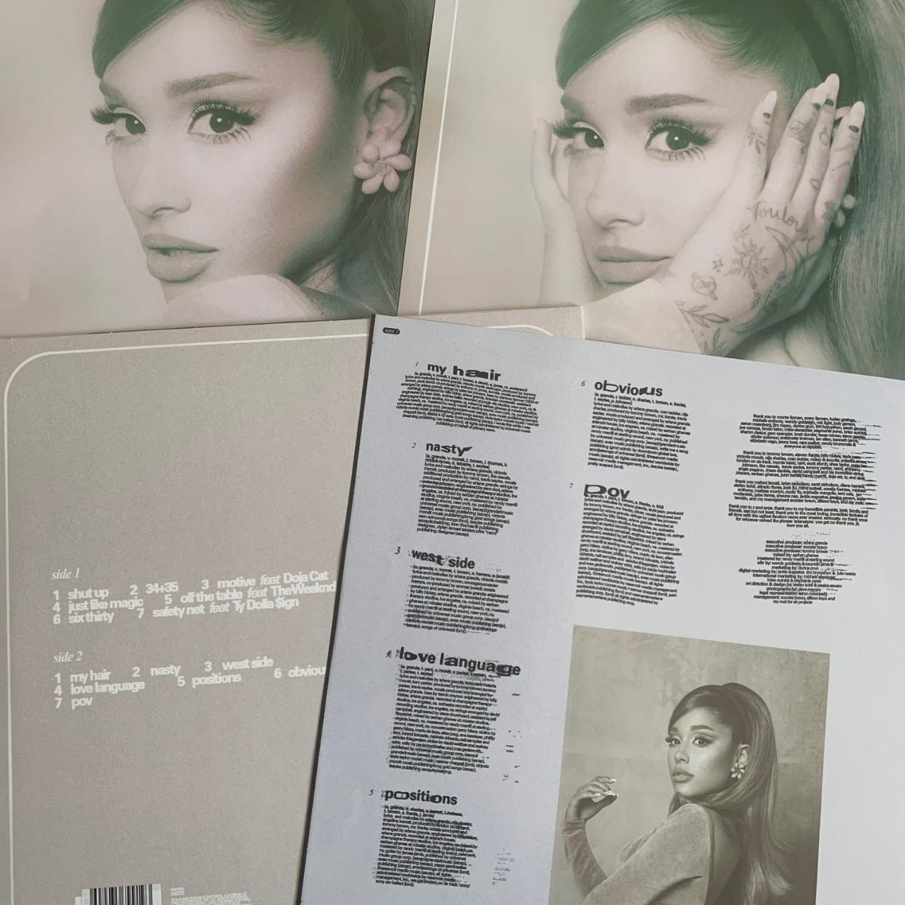 Ariana Grande Positions Glow in the Dark Vinyl Like... - Depop