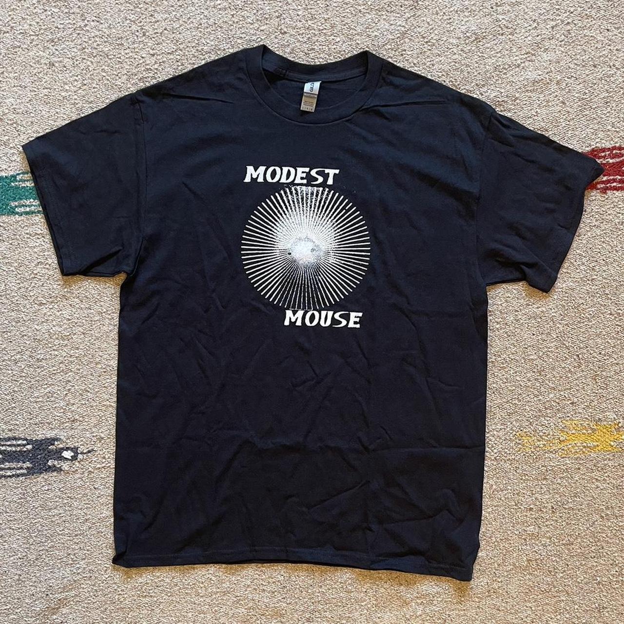 Modest Mouse Interstate 8 Large Black Shirt Worn once - Depop
