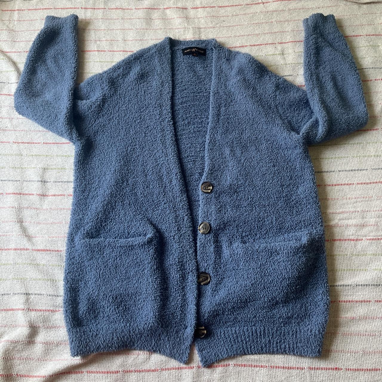 Almost Famous Women's Blue Cardigan | Depop