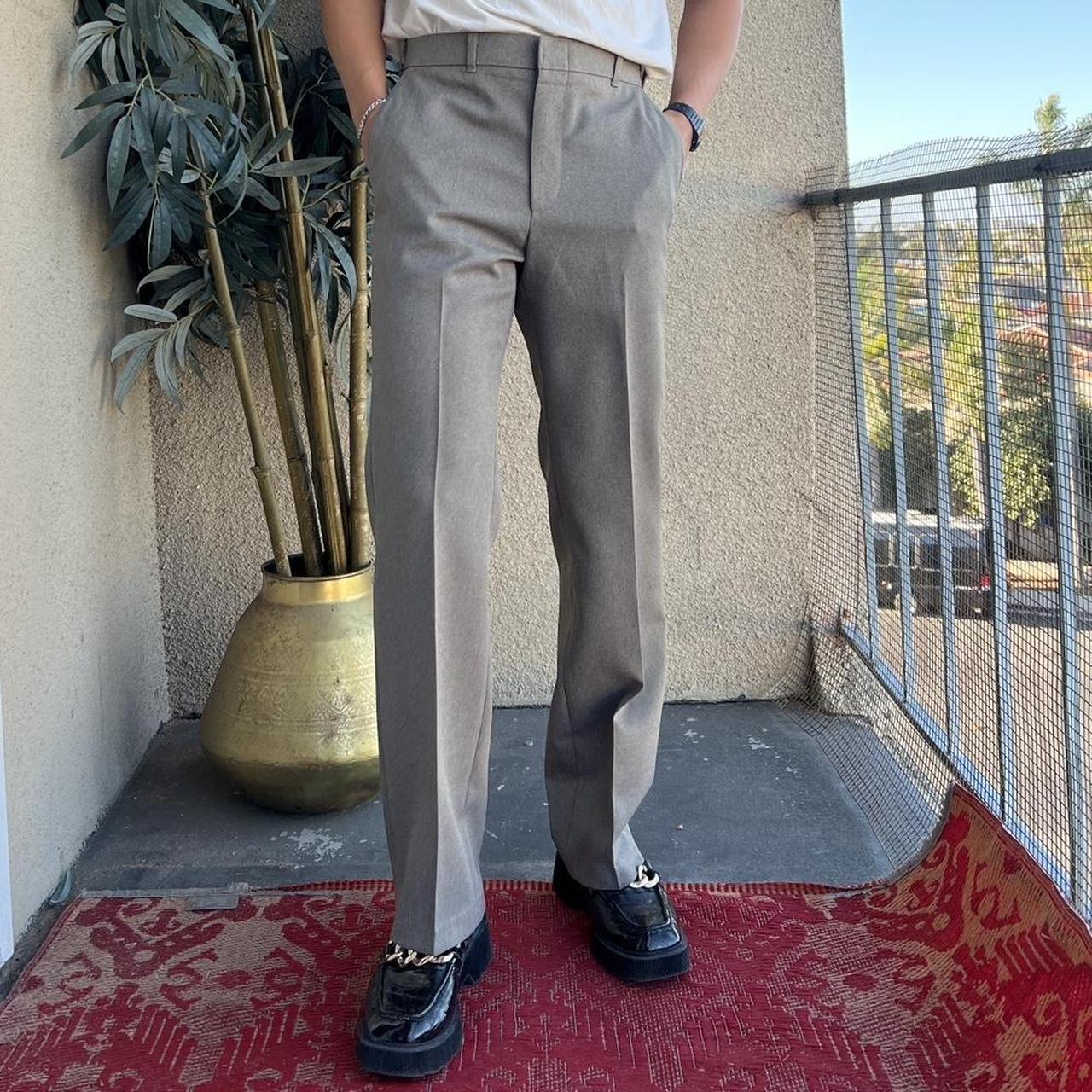 Vtg made in USA Levis action slacks Americana flare... - Depop