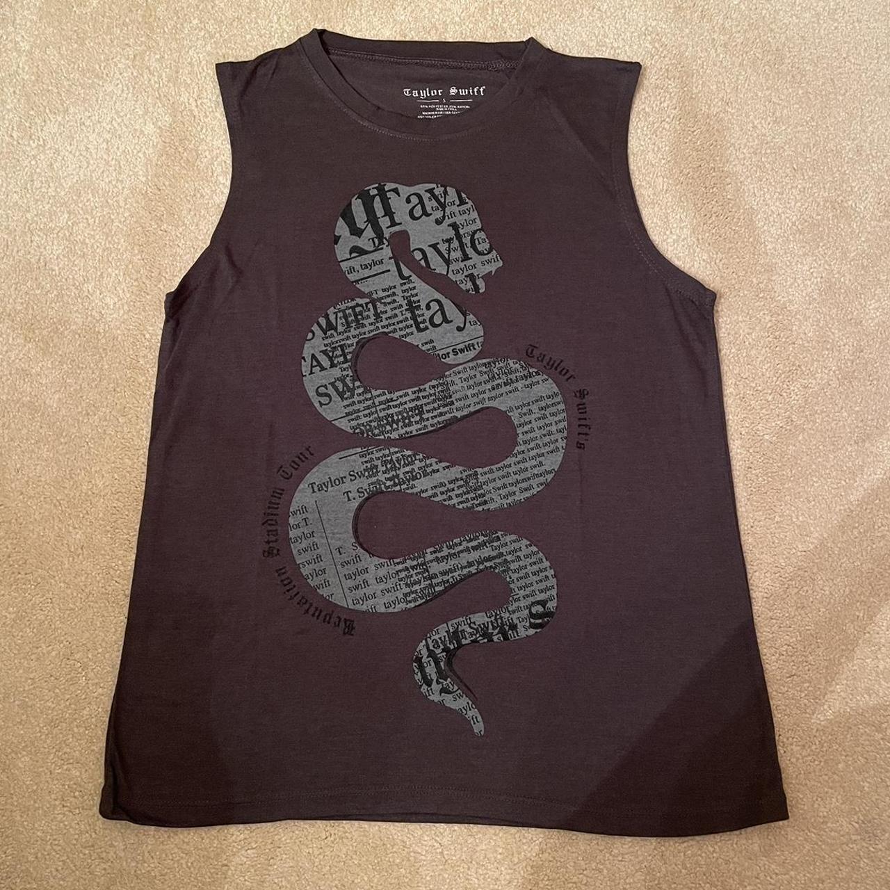 Taylor Swift Reputation Tour Snake Tank Top Brand... - Depop