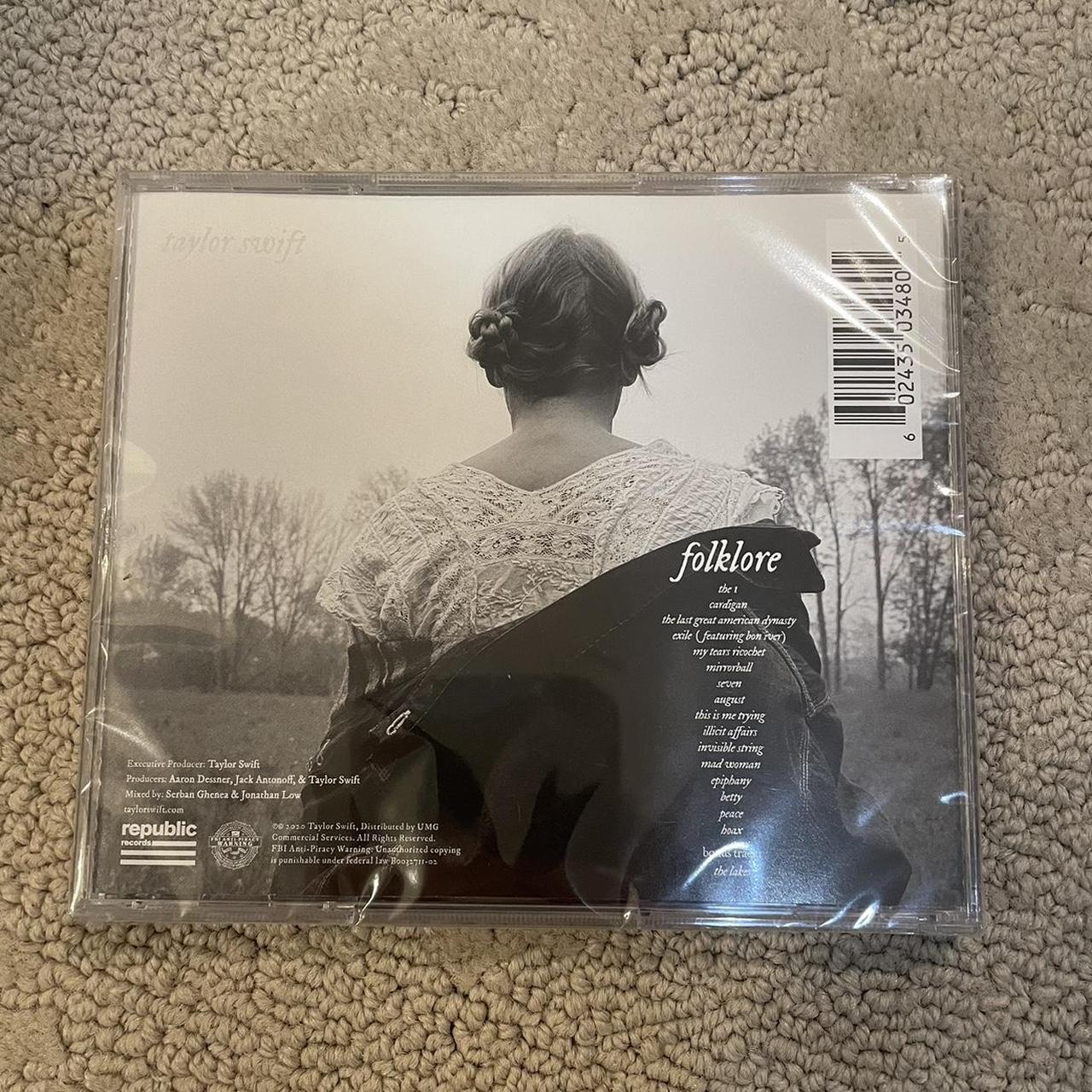 Taylor Swift Folklore CD Brand new. Still sealed.... - Depop