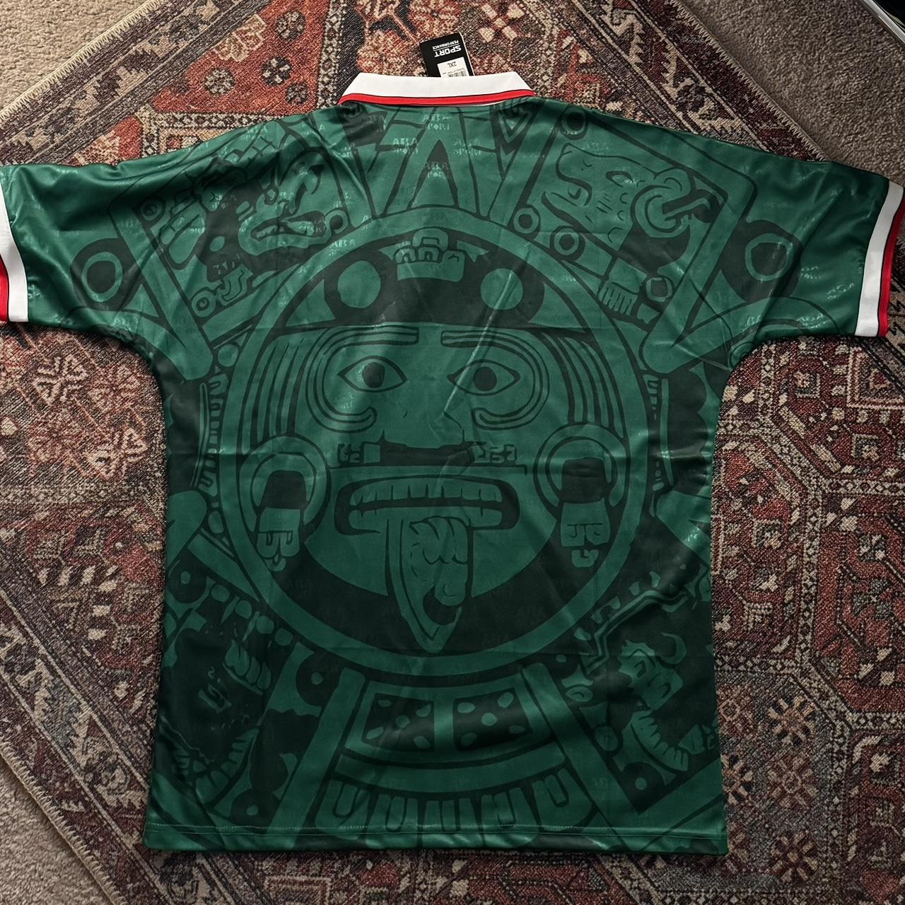 Mexico 1998 World Cup jersey XXL •Reissue from Aba... - Depop