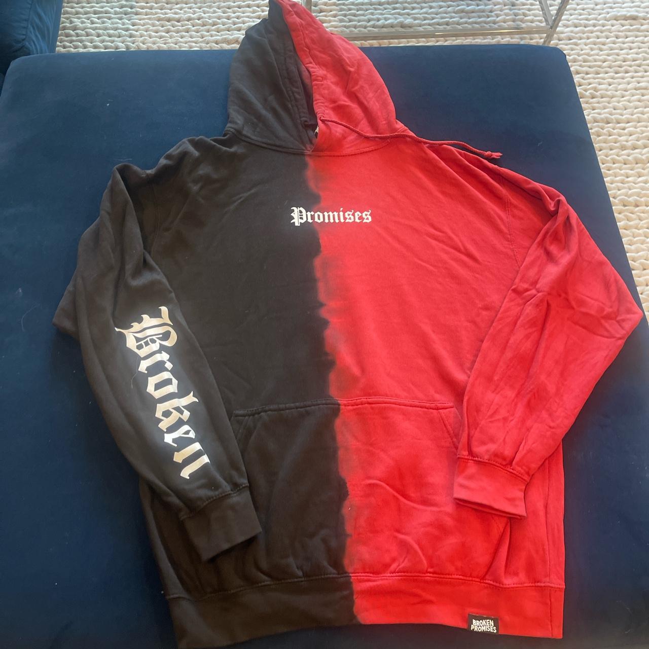 SOLD AS A SET BROKEN PROMISES SPLIT PANTS SMALL... - Depop