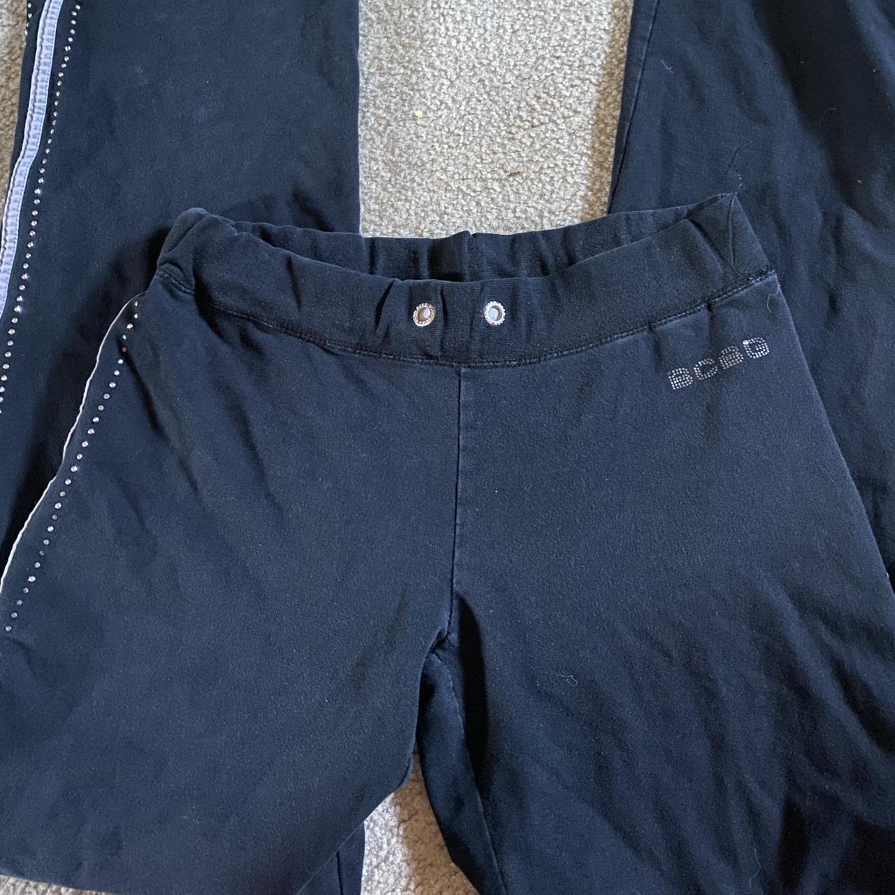 bcbg bedazzled sweats. lots of wear with gems... - Depop
