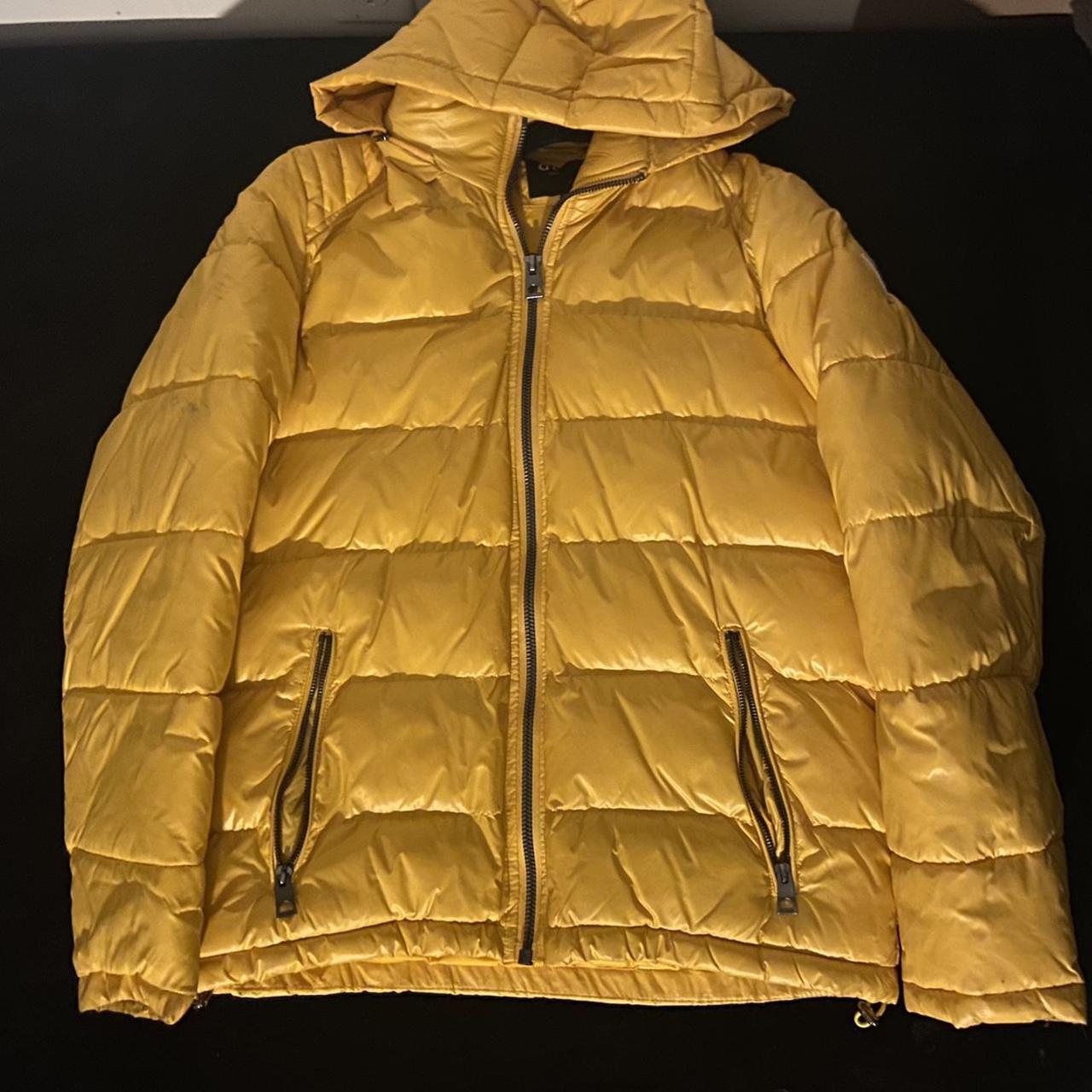 Guess Men's Yellow Jacket | Depop