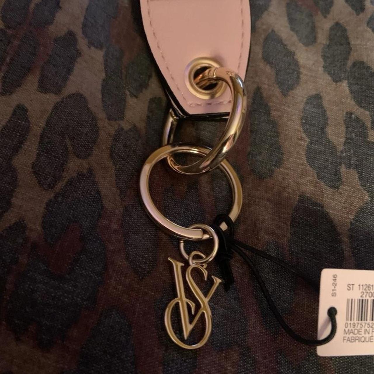 Victoria's Secret pink leopard rhinestone bling... | Depop