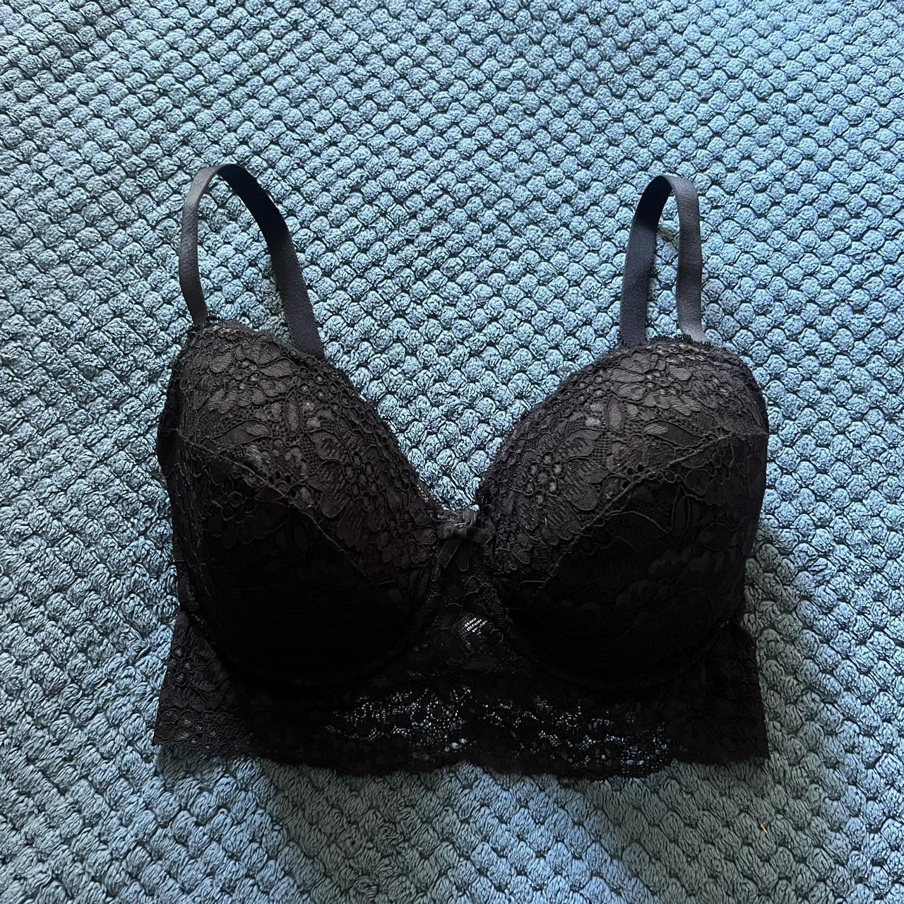 Black lace Bras n Things bra 🖤 Size 12G 🖤 Instant... - Depop