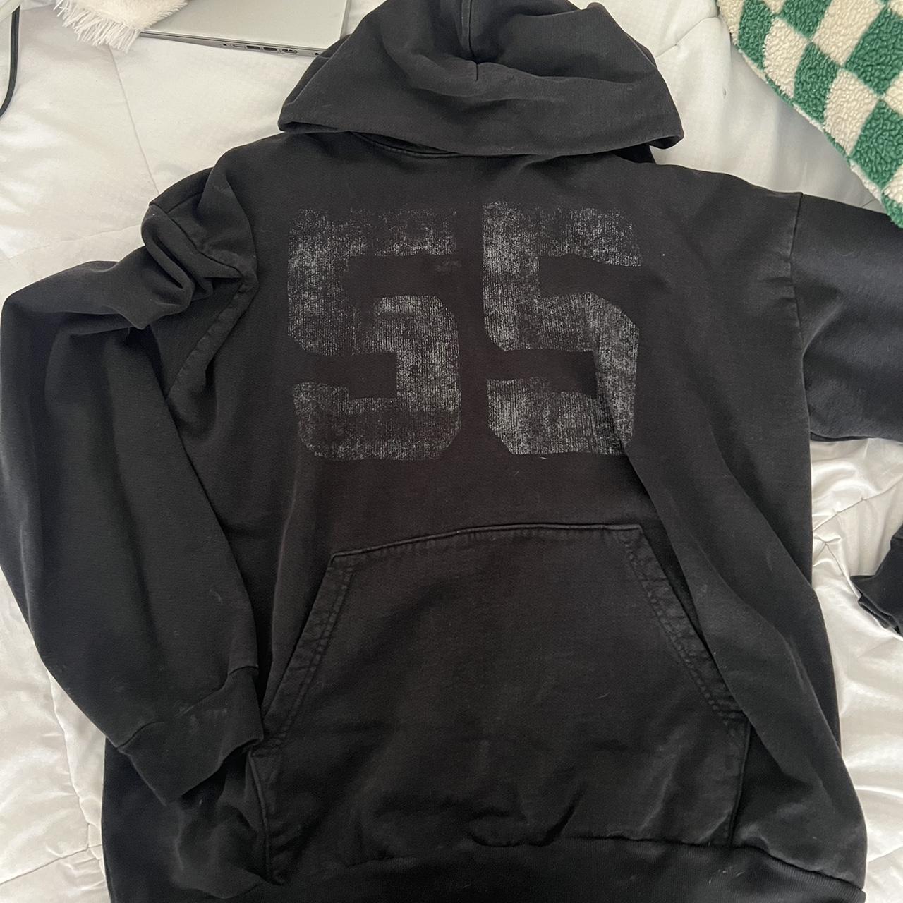gv gallery black 55 hoodie worn a couple times open... - Depop