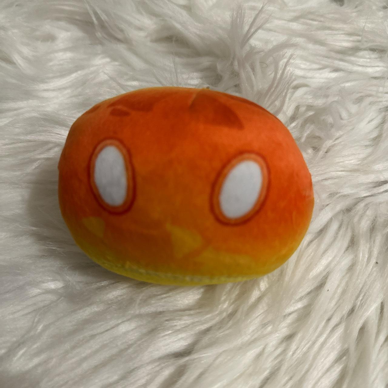 Genshin Impact Pyro Slime plush keychain New... - Depop
