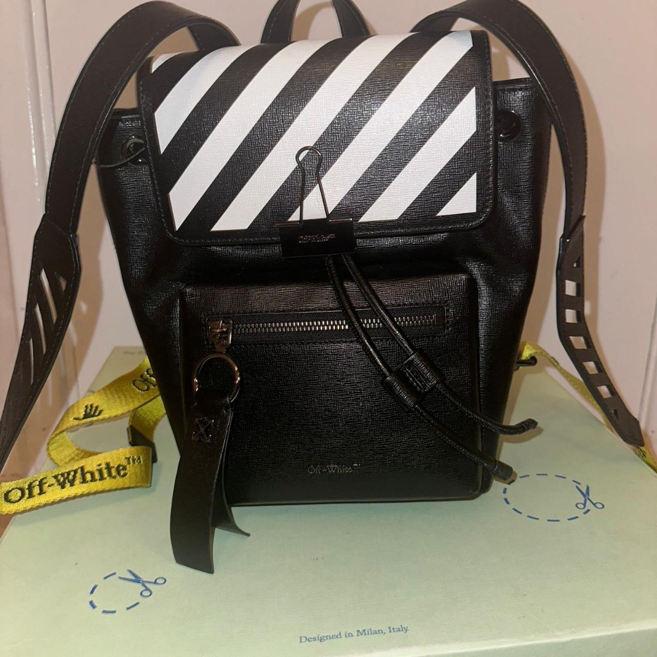 Off white back pack - Depop
