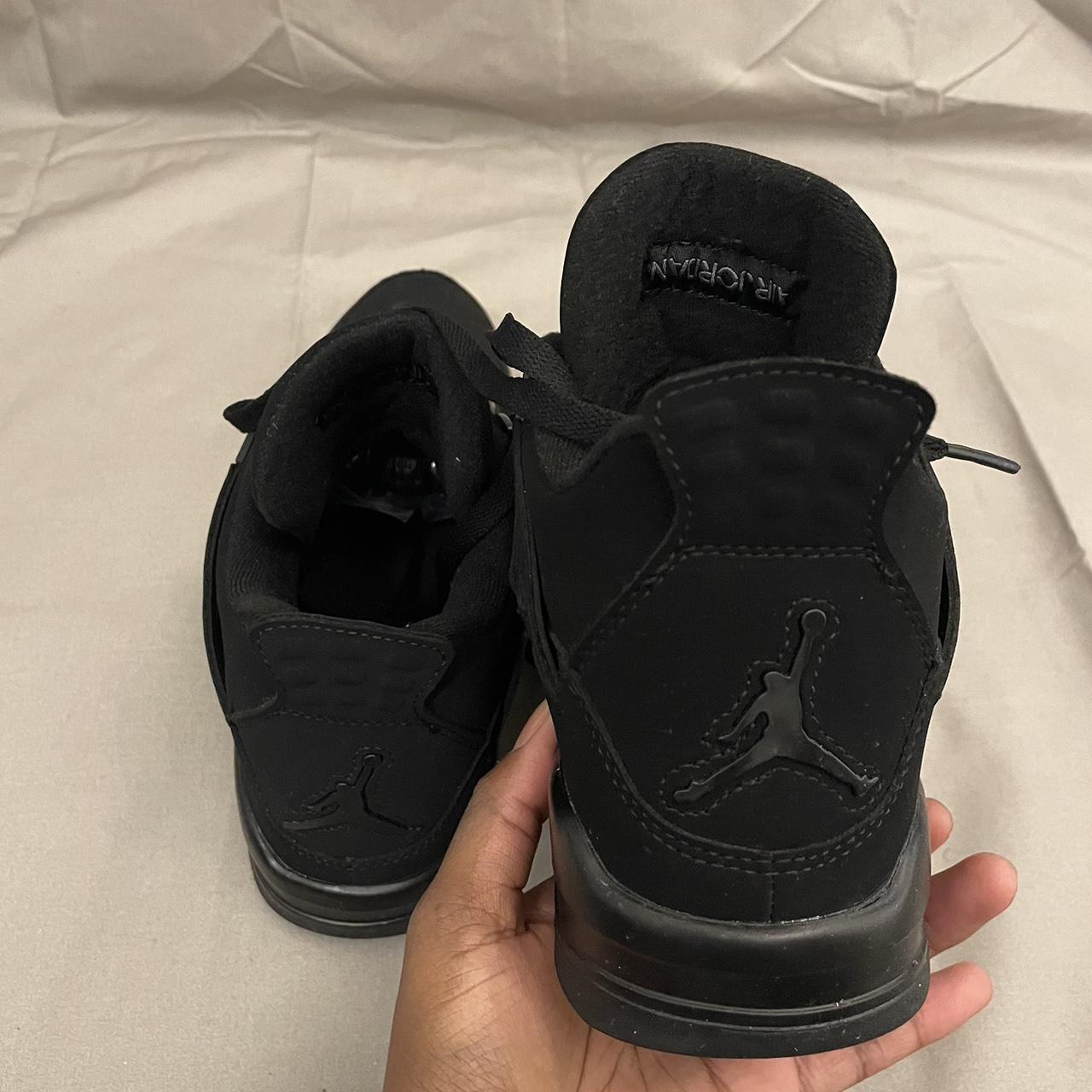 Jordan 4 black cats Size 7 Worn once No box These... - Depop