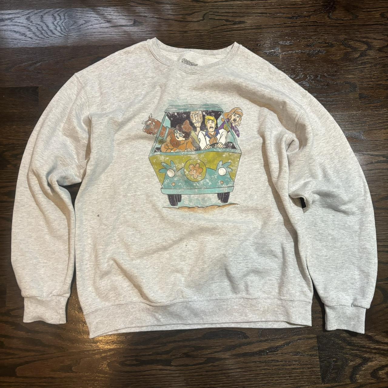 Grey Scooby Doo Sweater size large there are two... | Depop