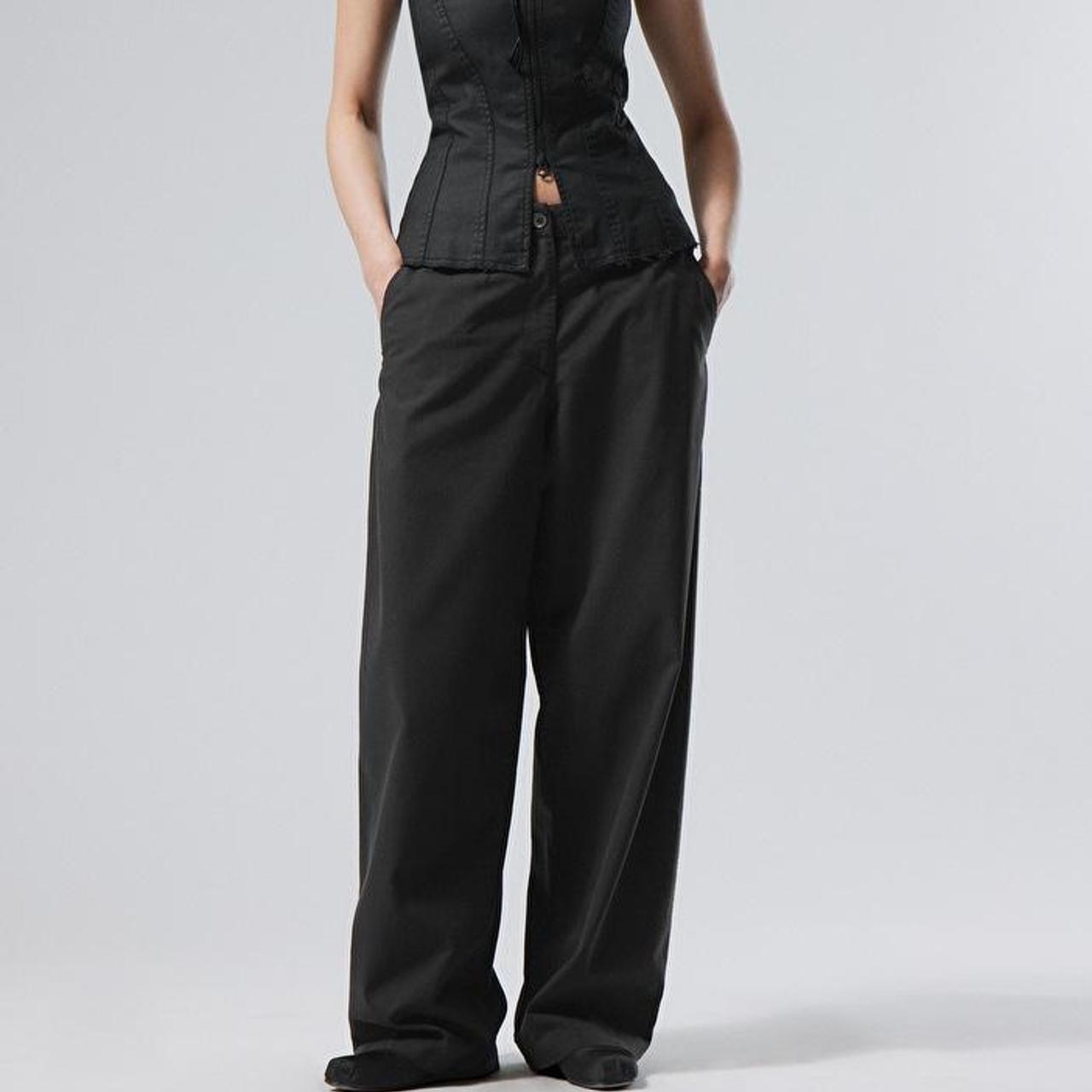 WEEKDAY ELIO WIDE TROUSERS In perfect condition... - Depop