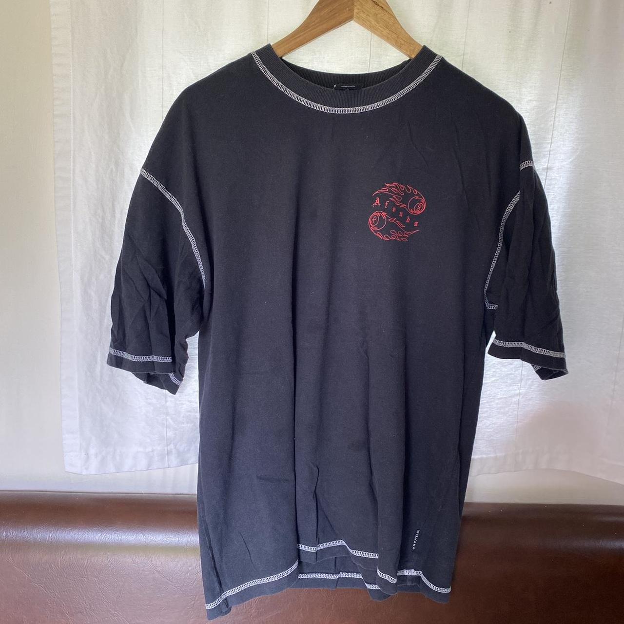 Afends oversize 8 ball tee Unisex, but women’s size... - Depop