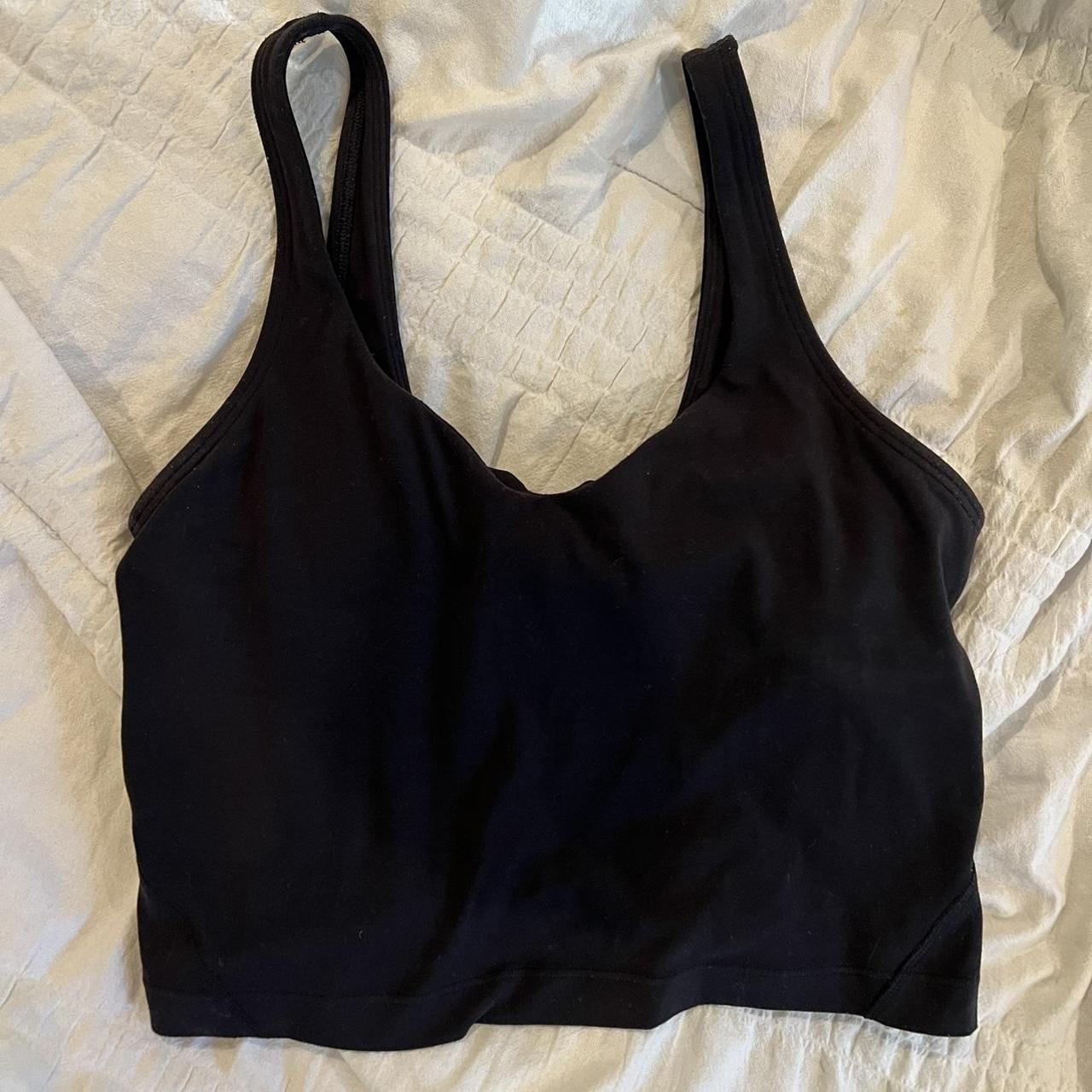 Black Lululemon Align Tank No Bra Pads Or Tag I Depop