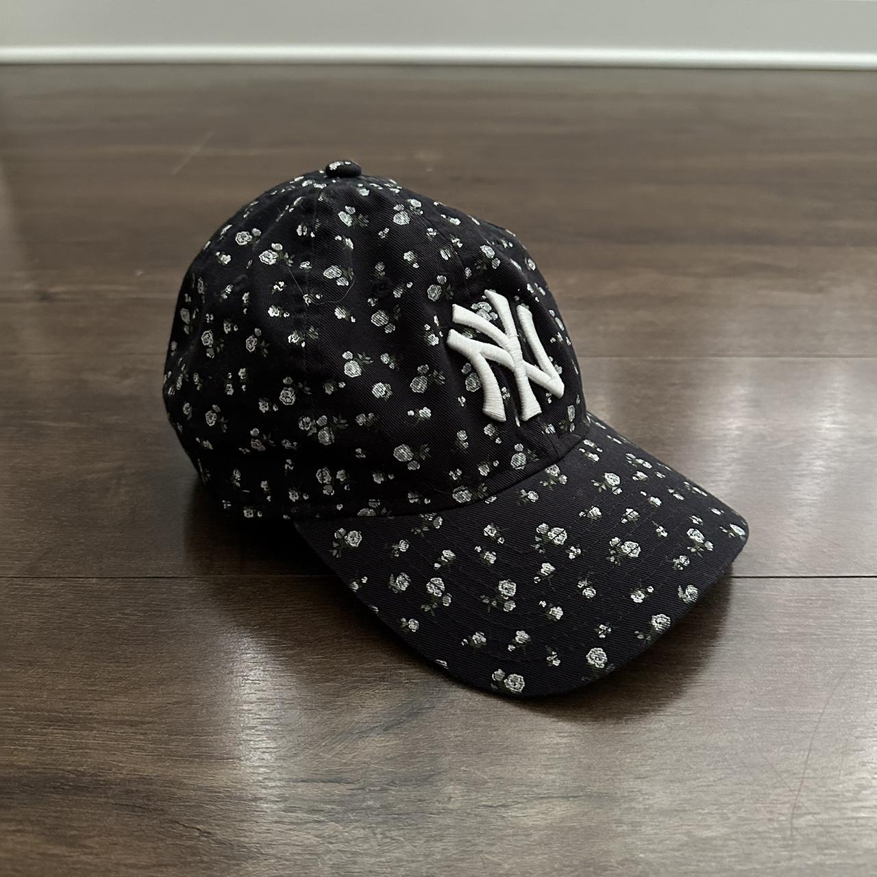 Floral NY Baseball Cap - Depop