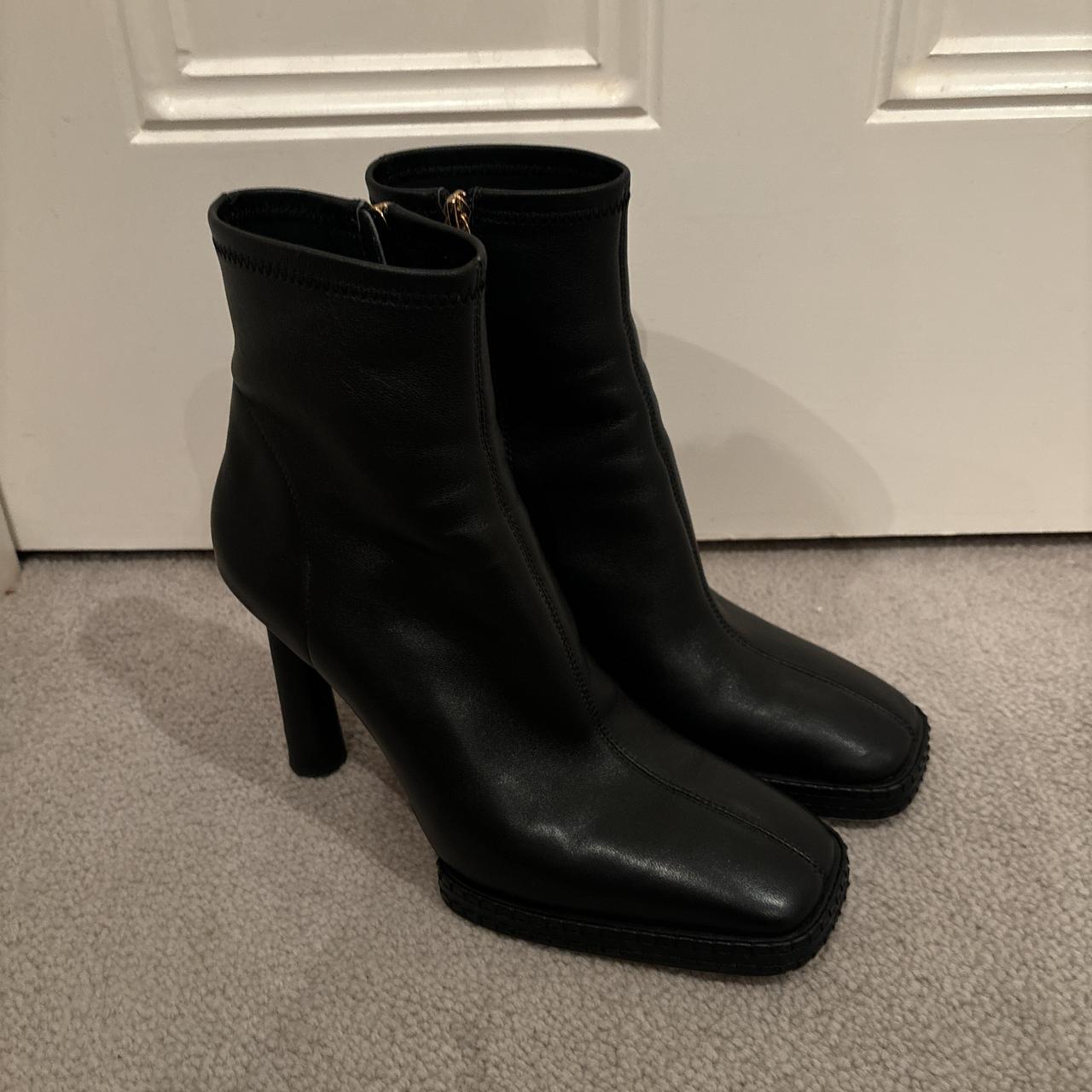 Alias Mae Leather boots Size 41 - worn 2 times - Depop