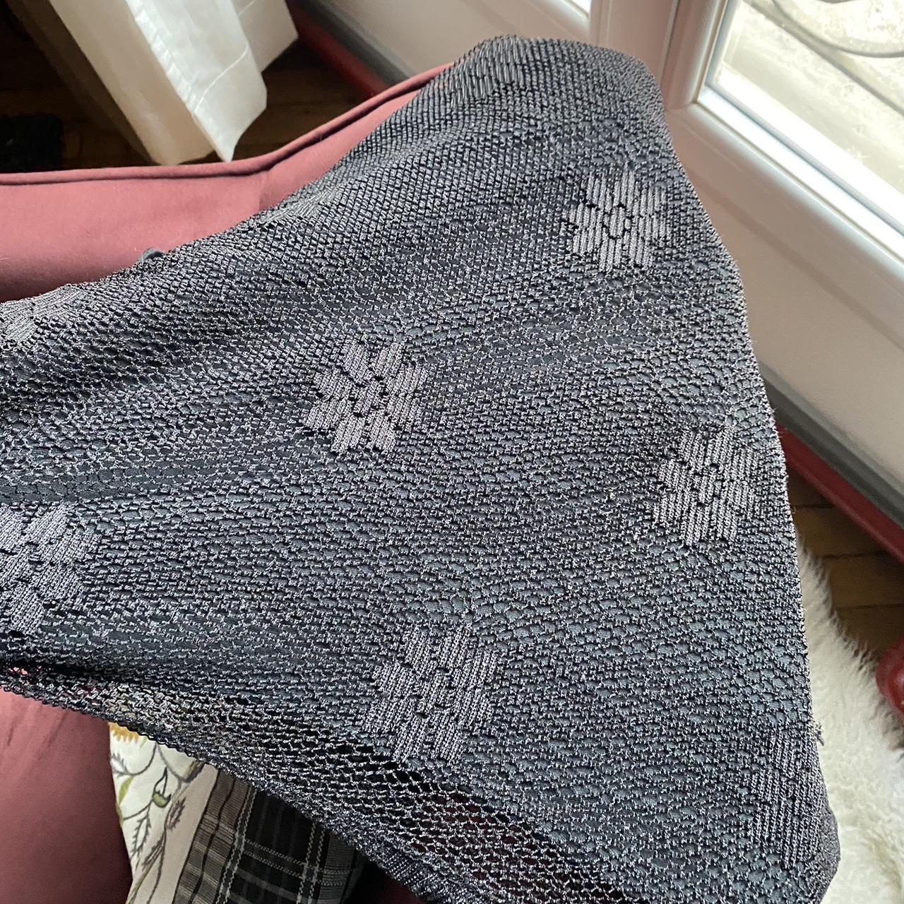 Black spaghetti strap mini dress with with lace... - Depop