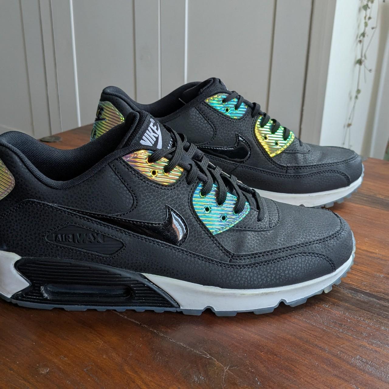 Super rare Nike Air Max 90 "Premium Black Pure... | Depop