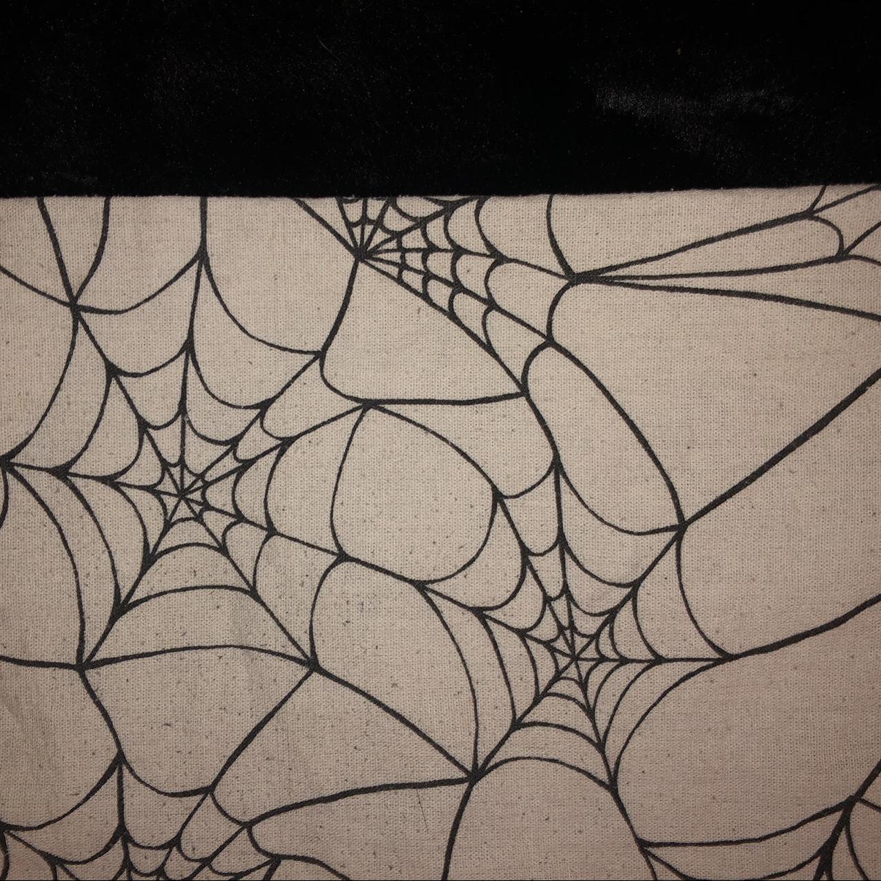 Flying tiger cobweb halloween tote bag, signs of use... - Depop