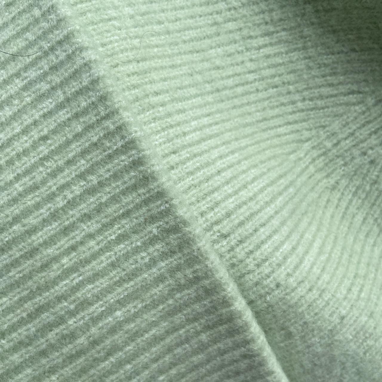 Monki pale green knit beanie One size Brand new with... - Depop