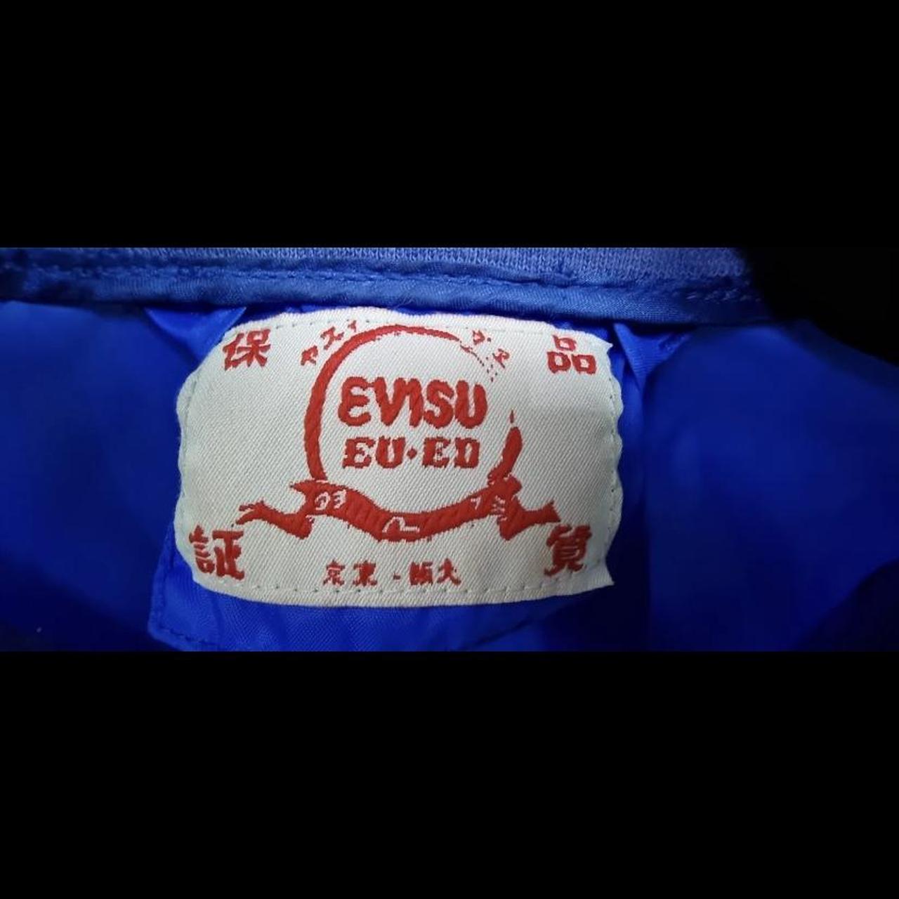 Blue evisu lightweight jacket Size medium Send me... - Depop