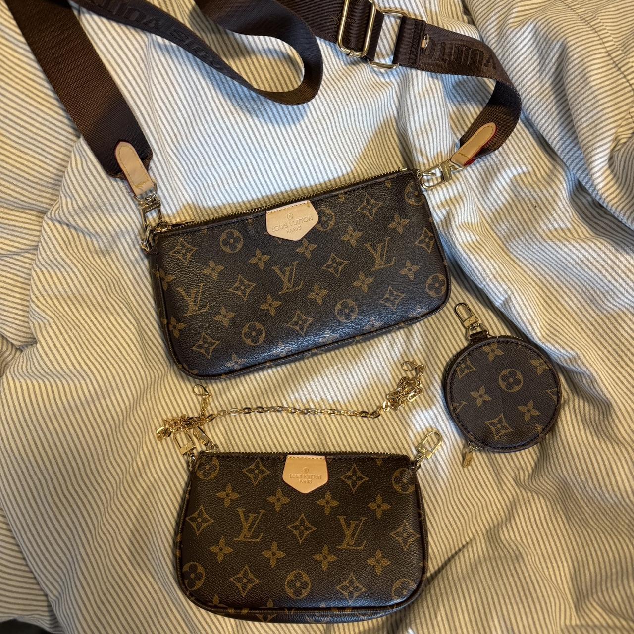 Louis Vuitton 3 piece monogram multi pochette set... - Depop