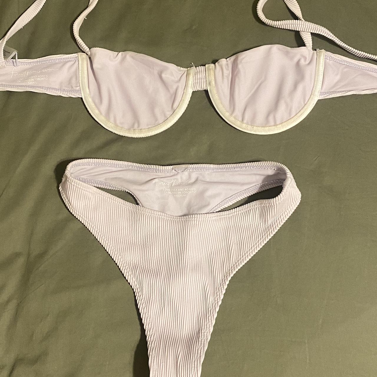 Triangl Women's White Bikinis-and-tankini-sets | Depop
